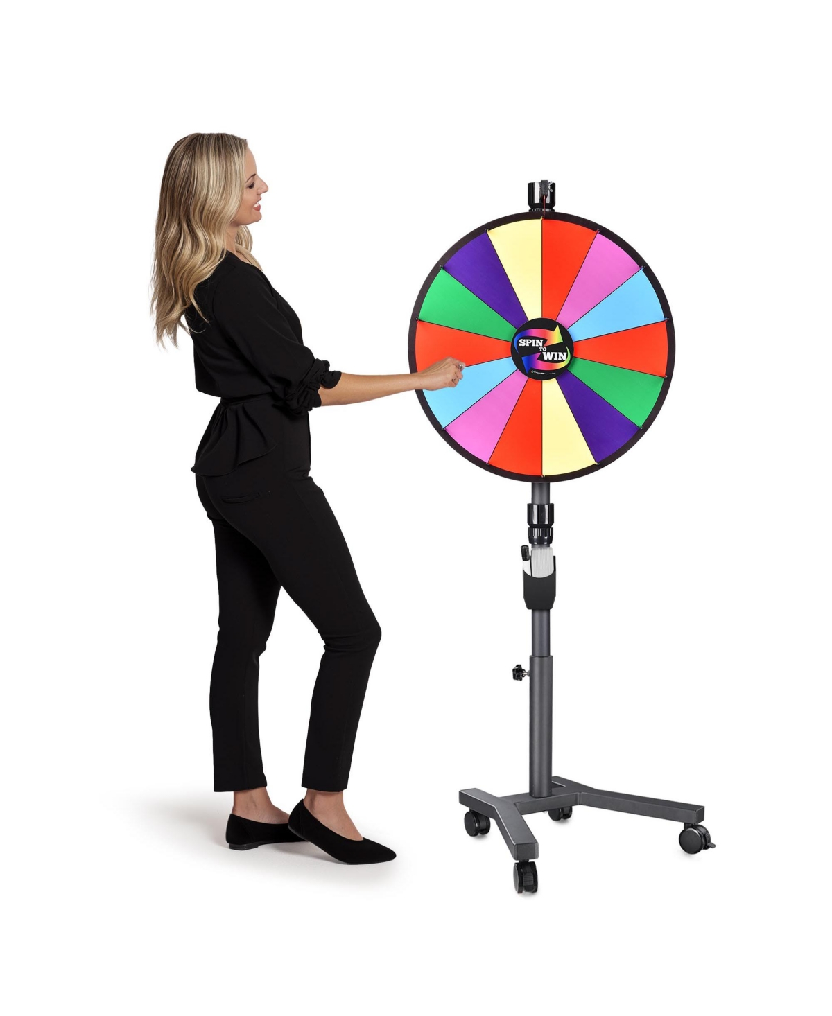 Click here for WinSpin 24 3in1 Prize Wheel with Mobile Base Spinn... prices