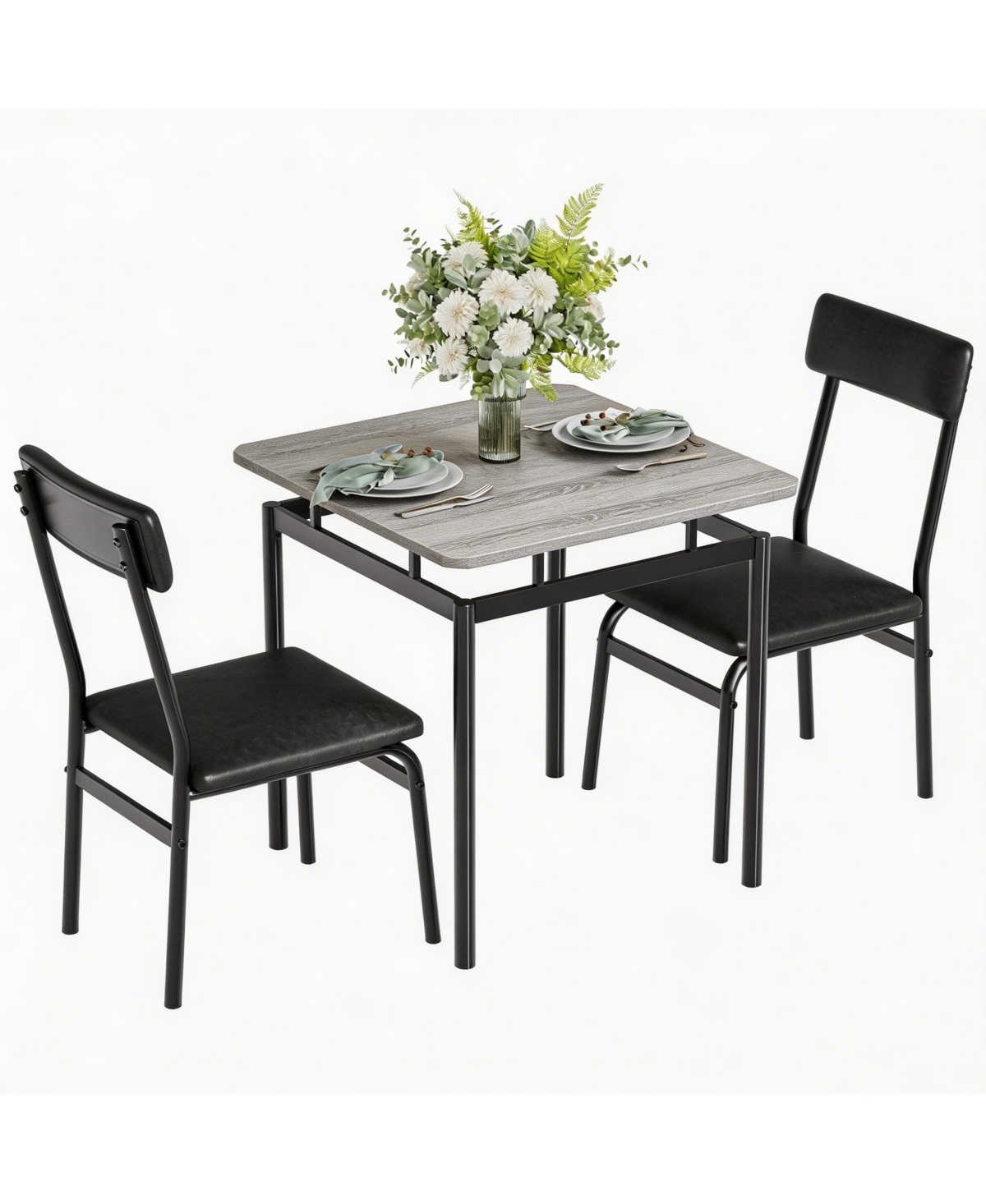 Click here for gaomon 3 Piece Dining Table Set  Kitchen Table Set... prices