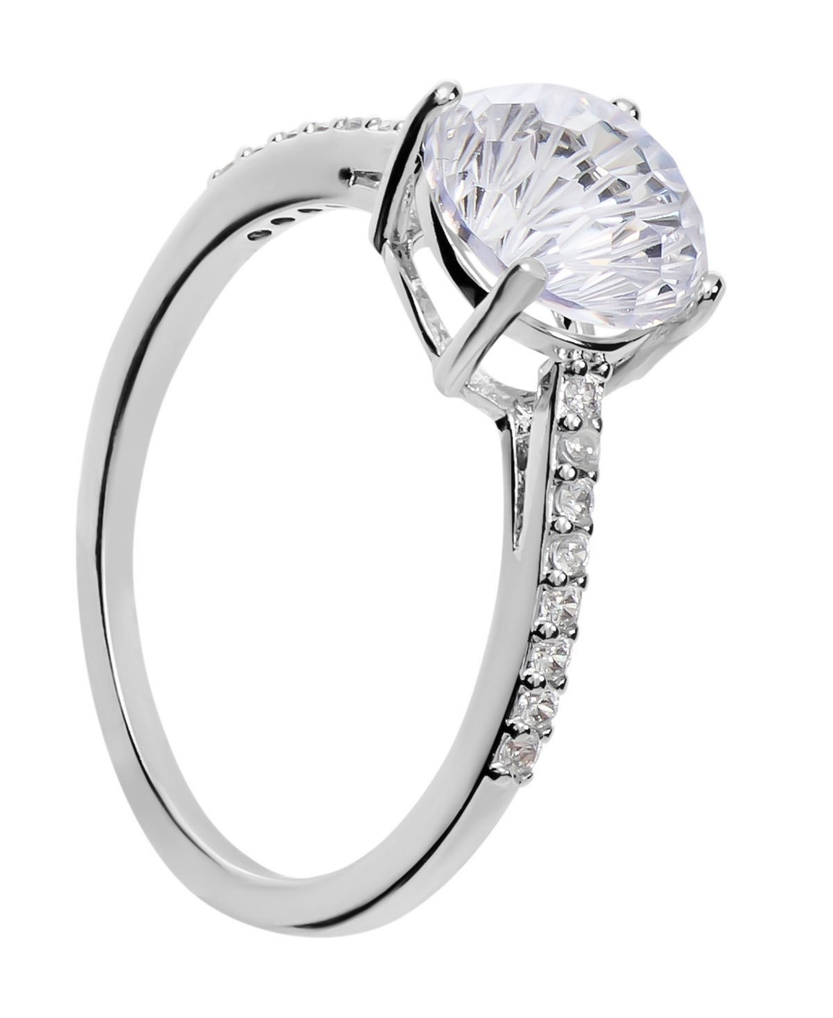 Click here for Macys Sterling Silver Starlight Cubic Zirconia Rin... prices