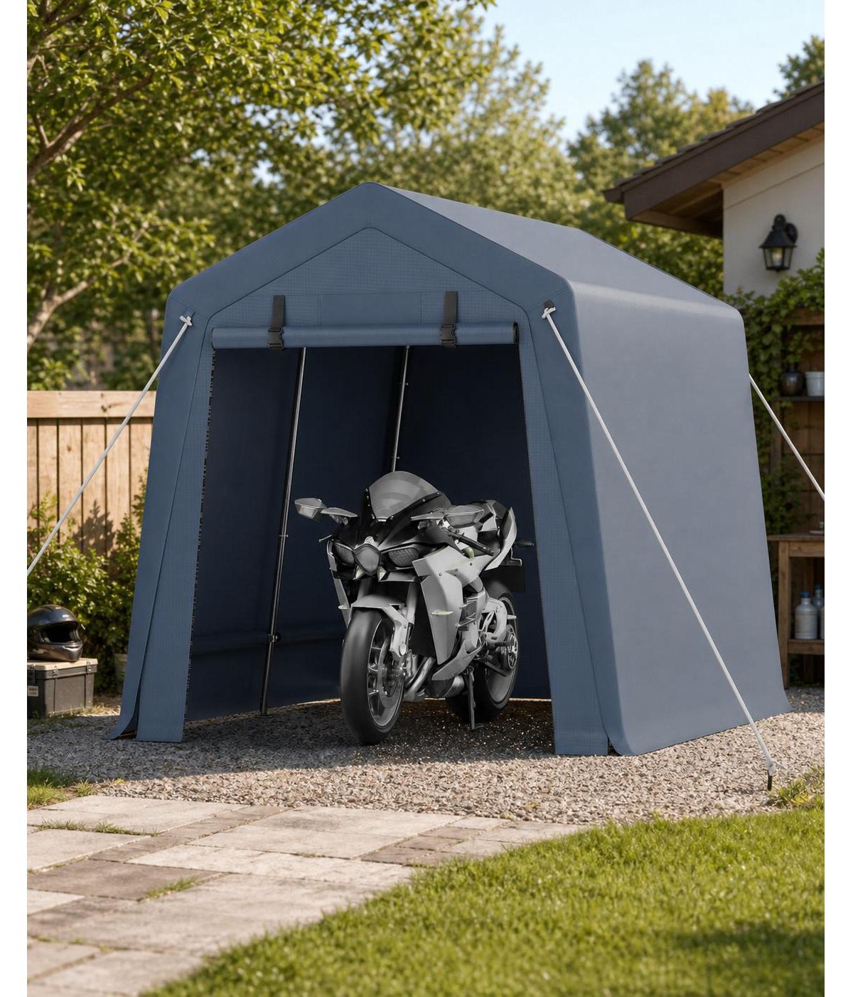 Click here for homfan 7x12ft Portable Garage Shelter â Heavy Du... prices