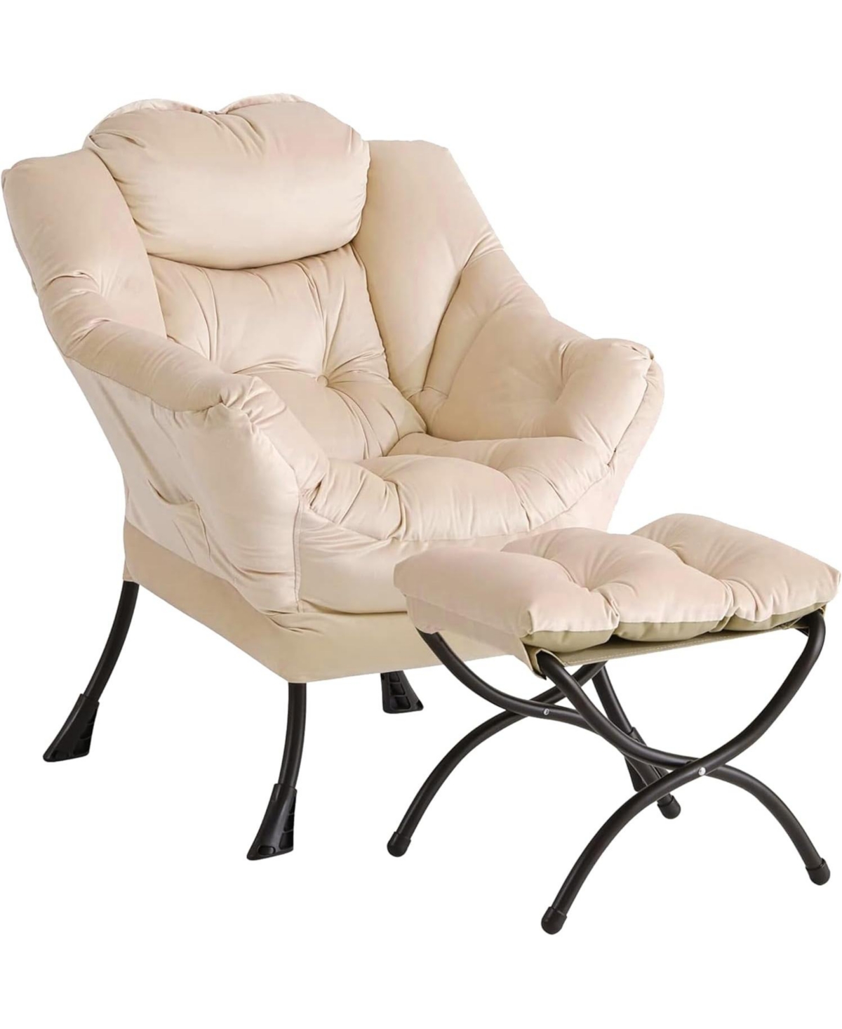 Click here for gaomon Lazy Chair with Ottoman  Large Lounge Accen... prices