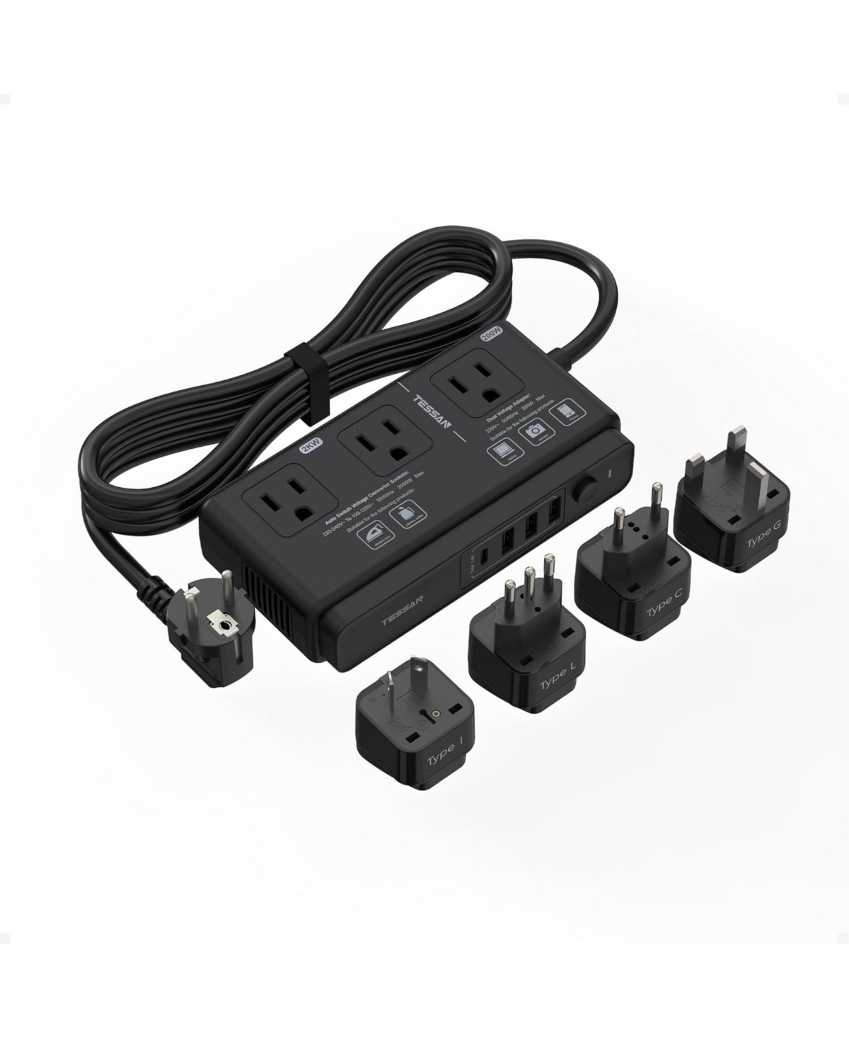 Click here for Tessan 220V to 110V Converter  Travel Voltage Conv... prices