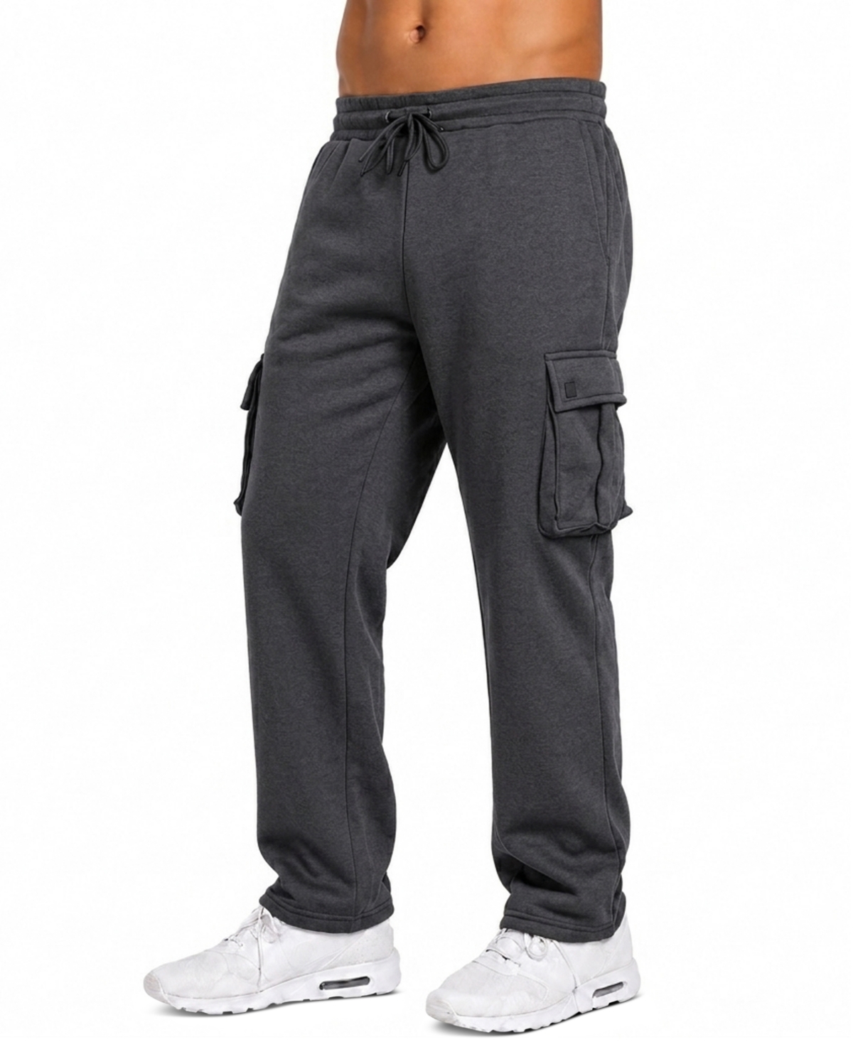 Click here for Blue Ice Mens Fleece-Lined Cargo Sweatpants - Char... prices