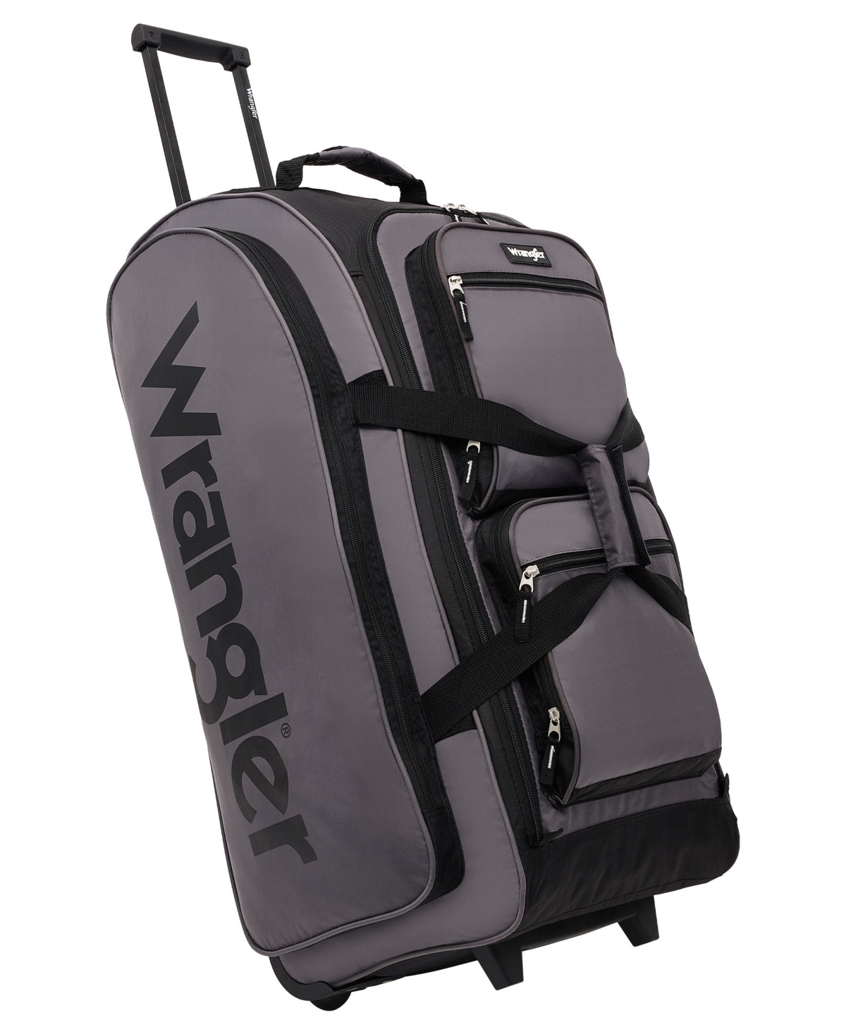Click here for Wrangler Multi-Pocket Large Upright Rolling Duffel... prices
