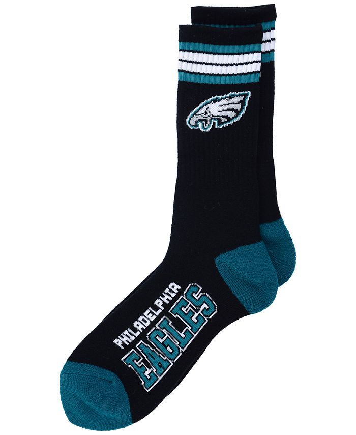 For Bare Feet Philadelphia Eagles 4 Stripe Deuce Crew 504 Sock - Macy's