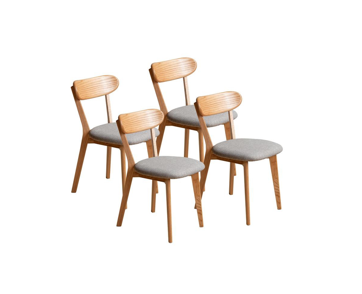 Click here for sumyeg Solid Oak Dining Chairs Set of 4  Ergonomic... prices