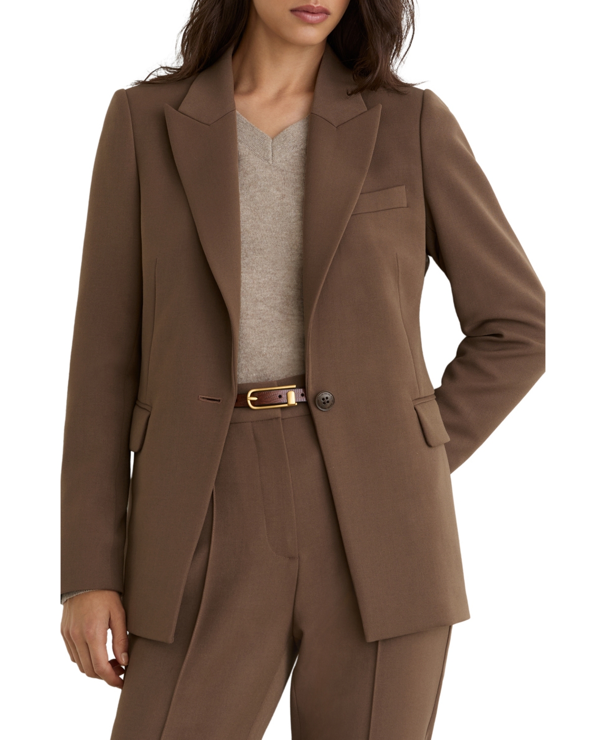 Click here for Reiss Womens Gabi Tailored Single Breasted Suit Bl... prices