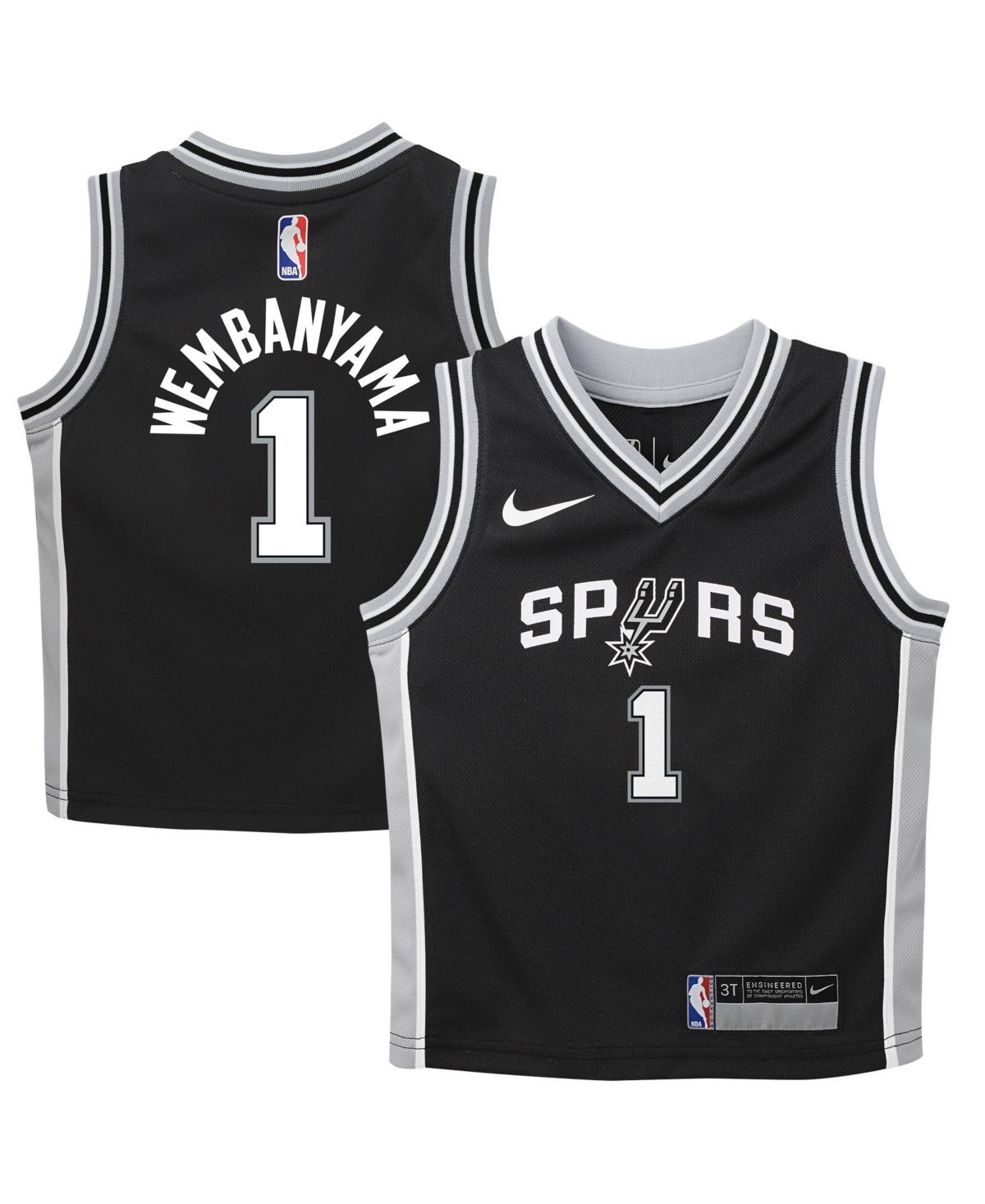 Click here for Nike Baby Boys and Girls Victor Wembanyama Black S... prices