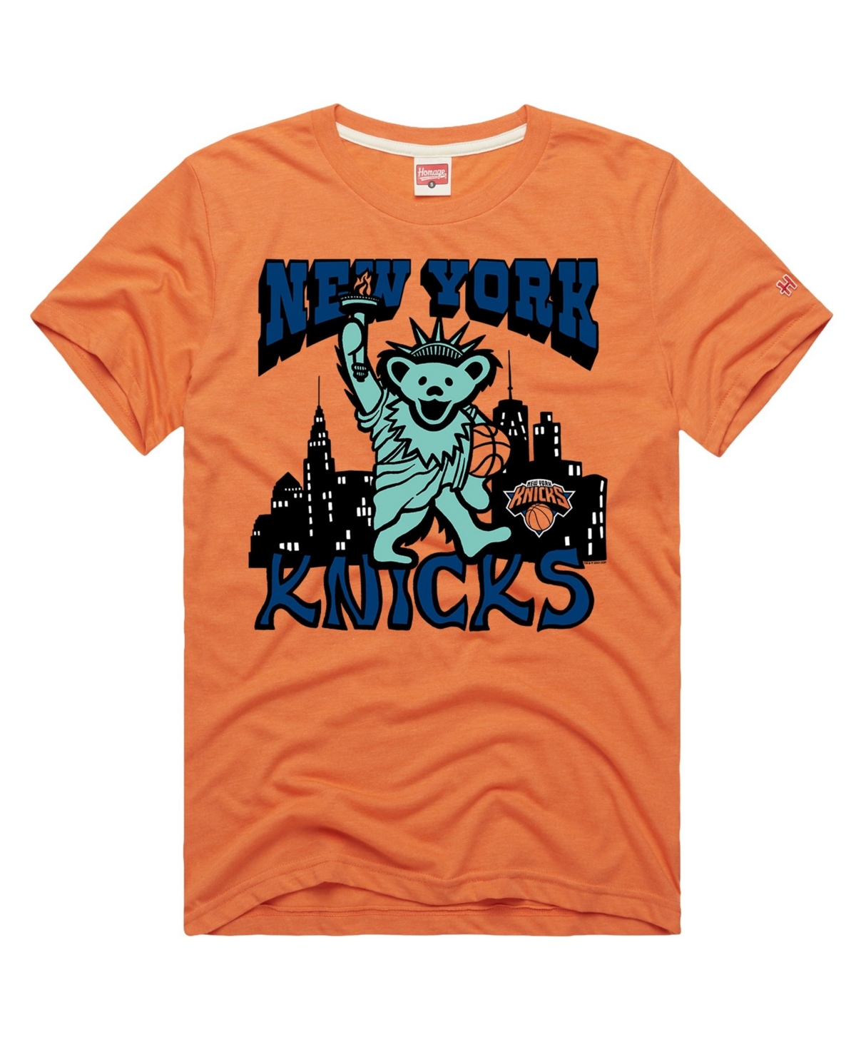 Click here for Homage Mens and Womens Orange New York Knicks x Th... prices