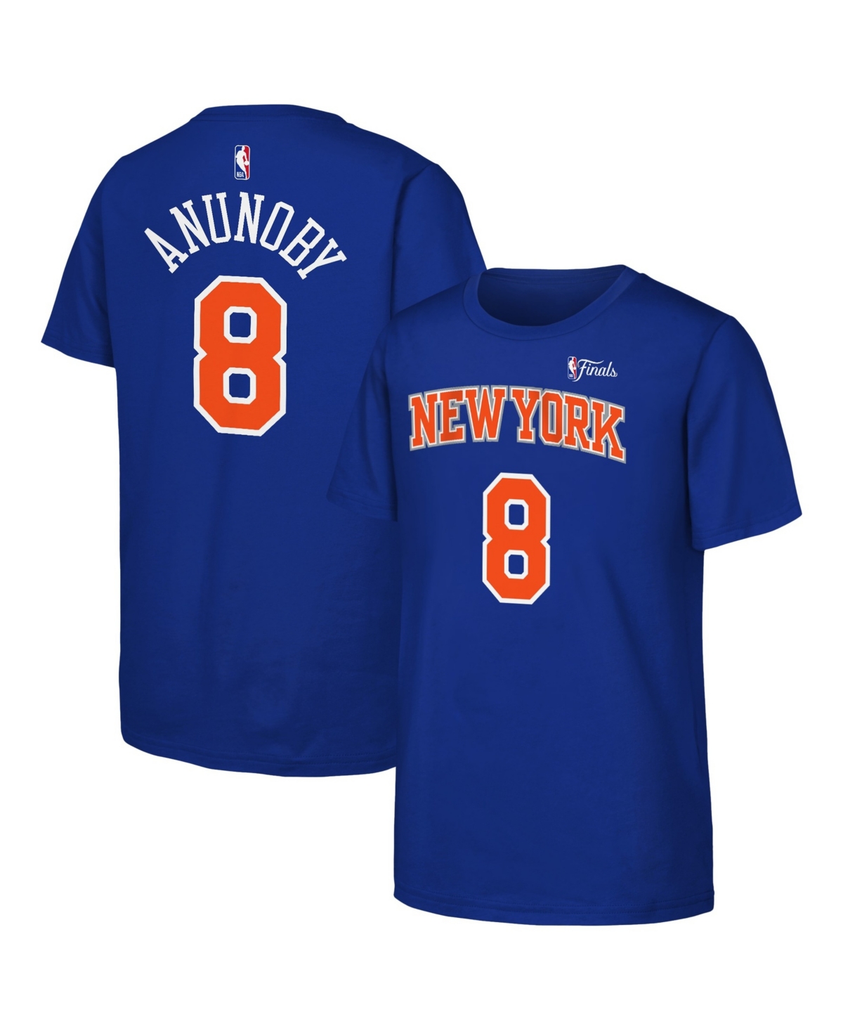 Click here for Nike Big Boys and Girls Og Anunoby Blue New York K... prices