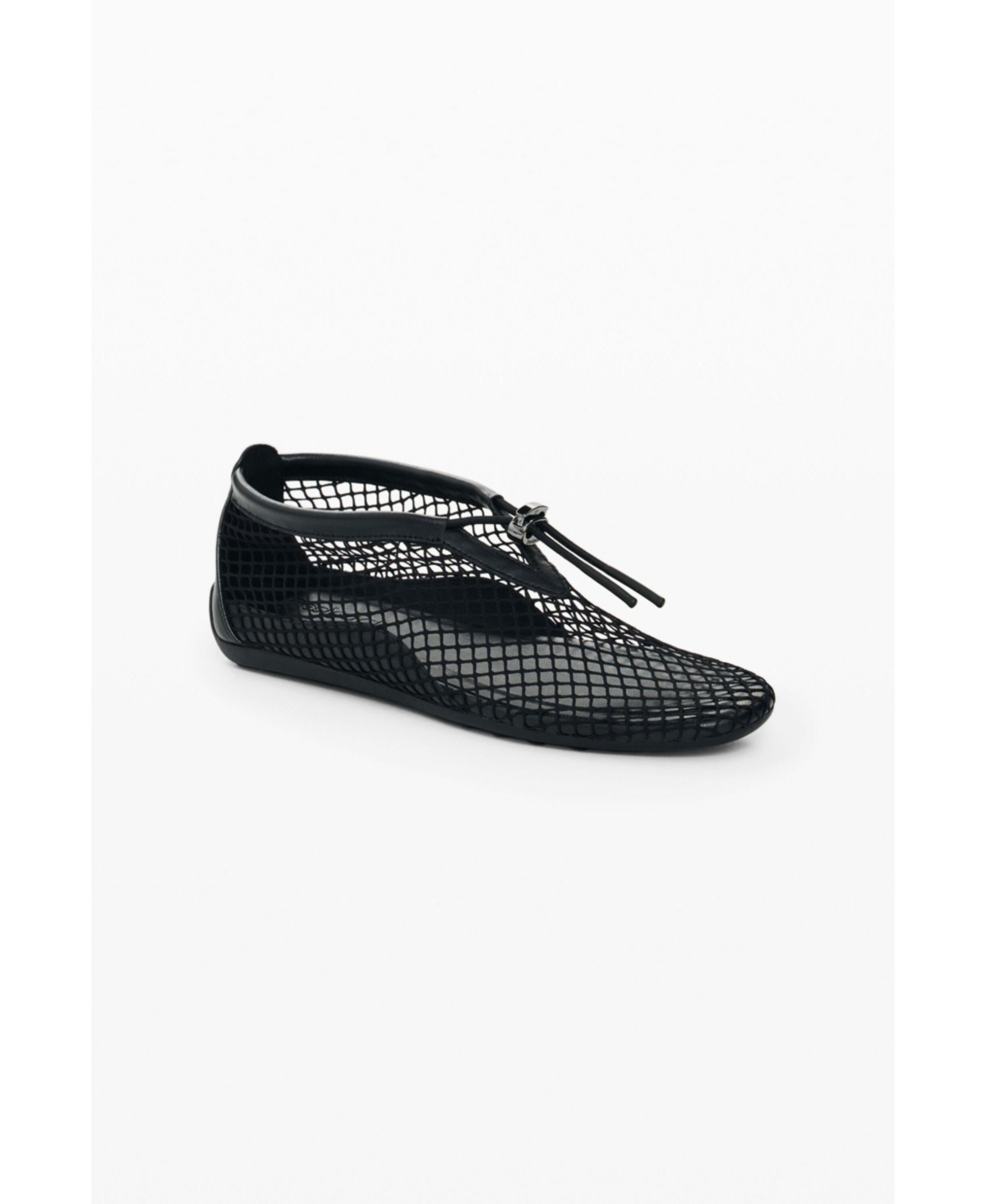Click here for Desigual Womens Adjustable Flat Ballerina - Black prices
