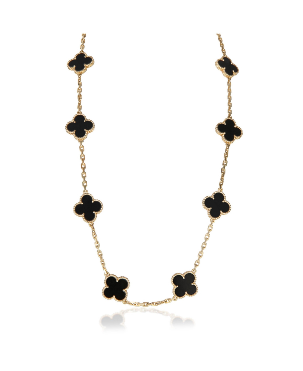 Click here for Pre-Owned Van Cleef & Arpels Yellow Gold Onyx Vint... prices