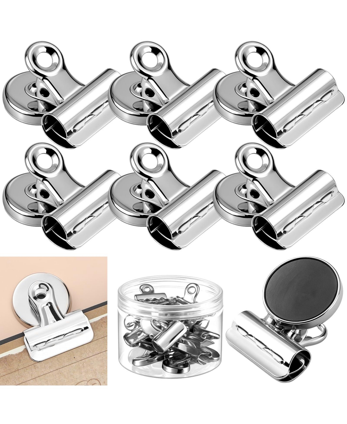 Click here for Danrong Pack Heavy Duty Metal Magnetic Clips With... prices