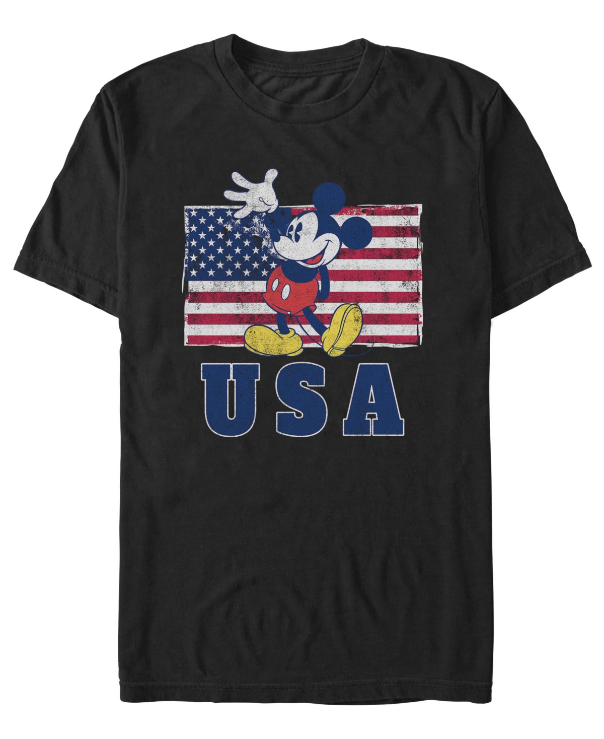 Click here for Fifth Sun Mens Merica Mickey Graphic T-Shirt - Bla... prices