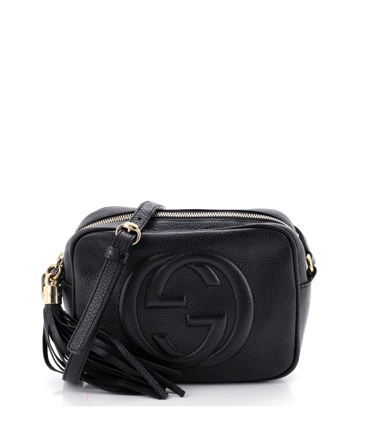 Click here for Pre-Owned Gucci Small Soho Disco Crossbody Bag Lea... prices