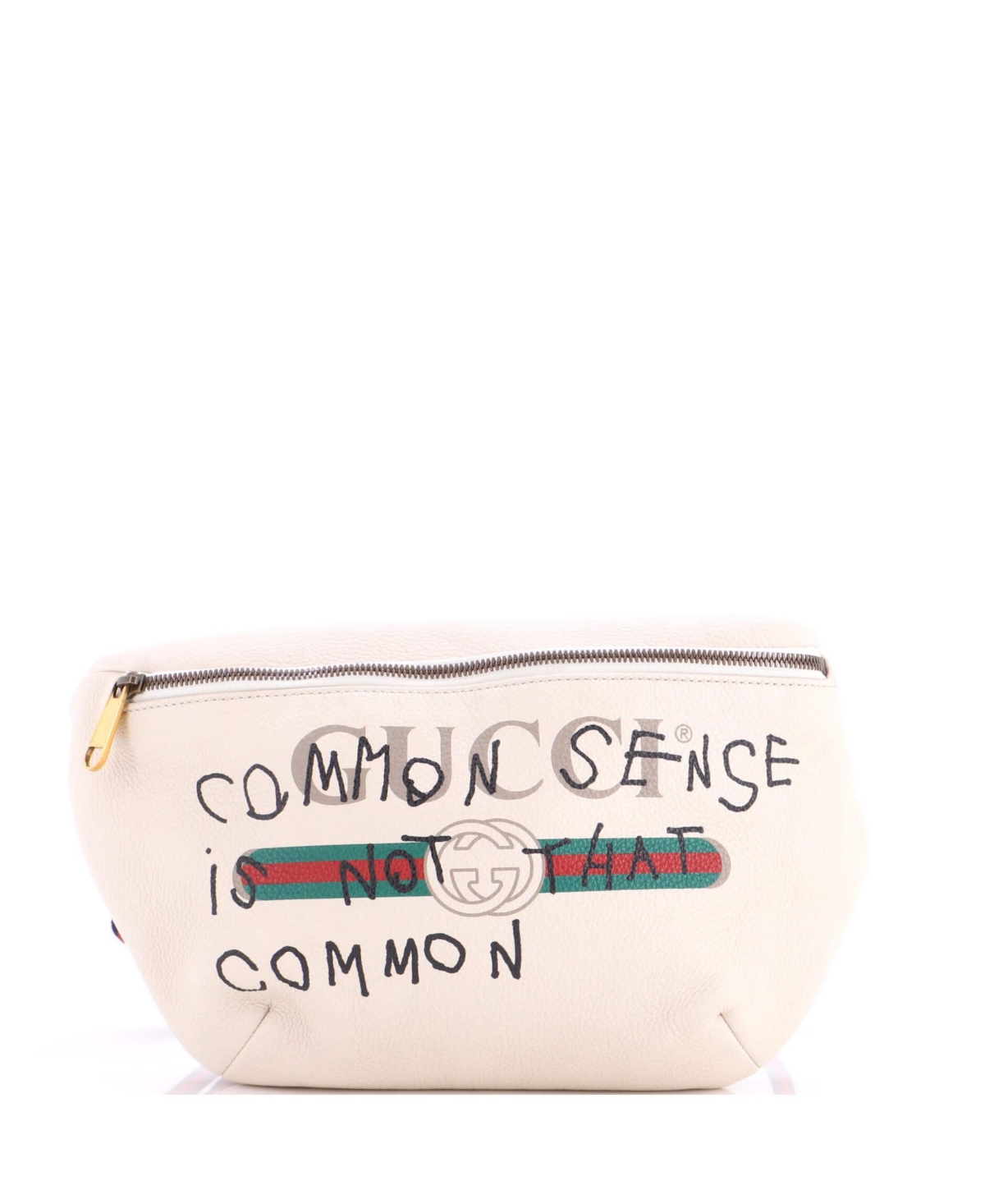 Click here for Pre-Owned Gucci Medium Logo Belt Bag Printed Leath... prices