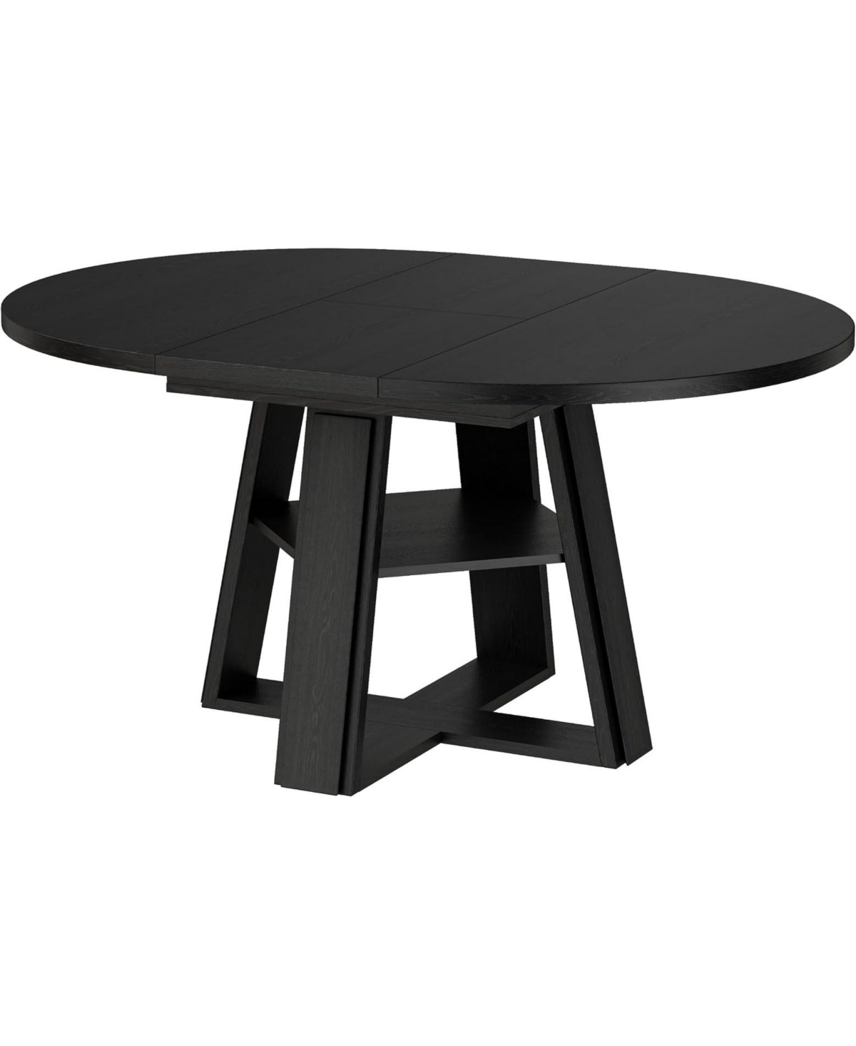 Click here for homfan Extendable Round Dining Table  43.3 to 59.0... prices