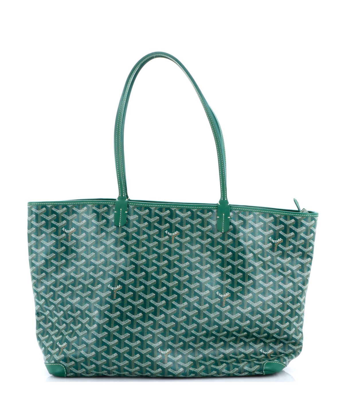 Click here for Pre-Owned Goyard Mm Artois Tote Coated Canvas - Gr... prices