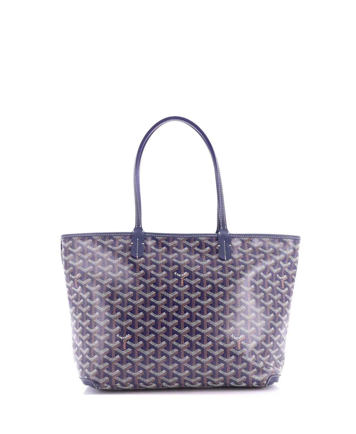 Click here for Pre-Owned Goyard Pm Artois Tote Coated Canvas - Bl... prices