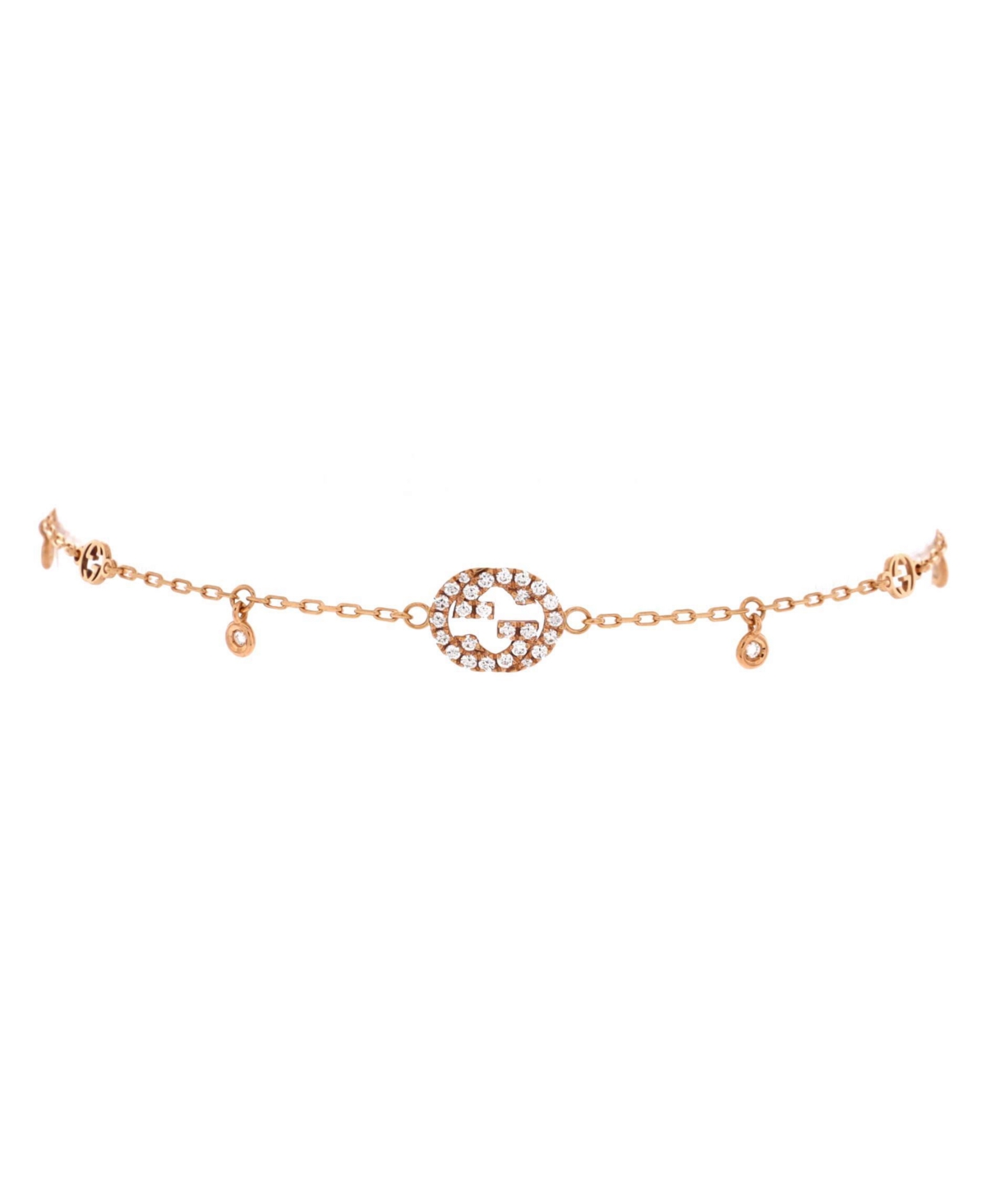 Click here for Pre-Owned Gucci Interlocking G Chain Bracelet - 18... prices