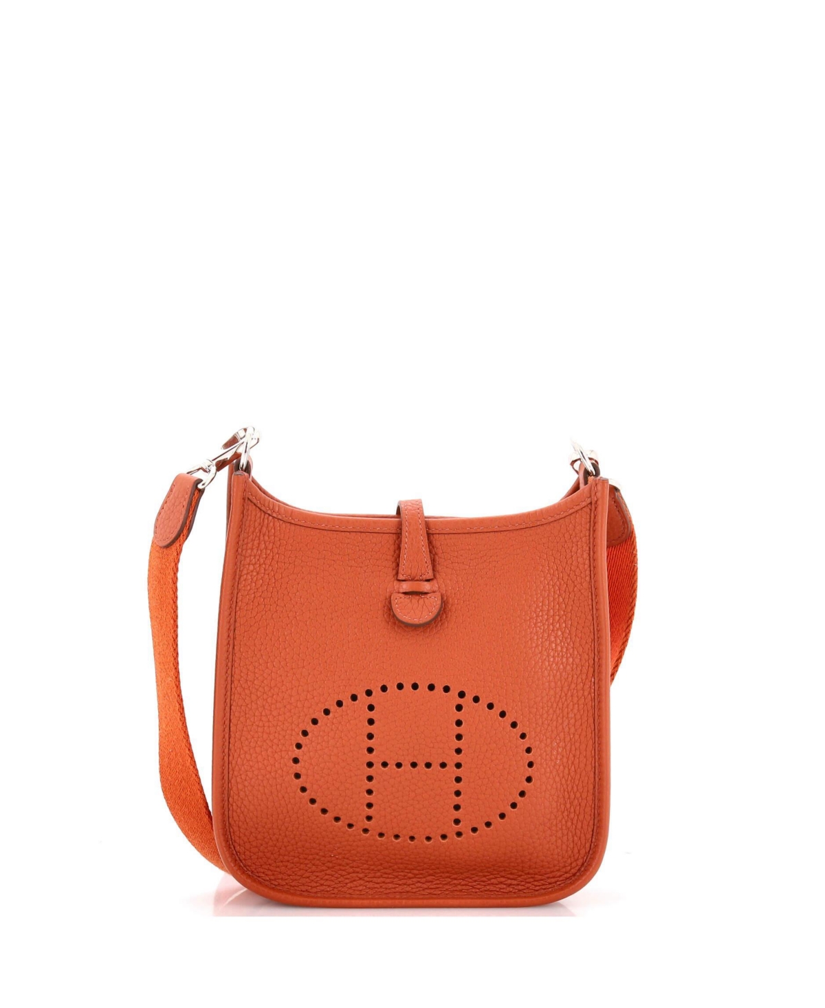 Click here for Pre-Owned HERMES Tpm Evelyne Bag Gen Iii Clemence... prices
