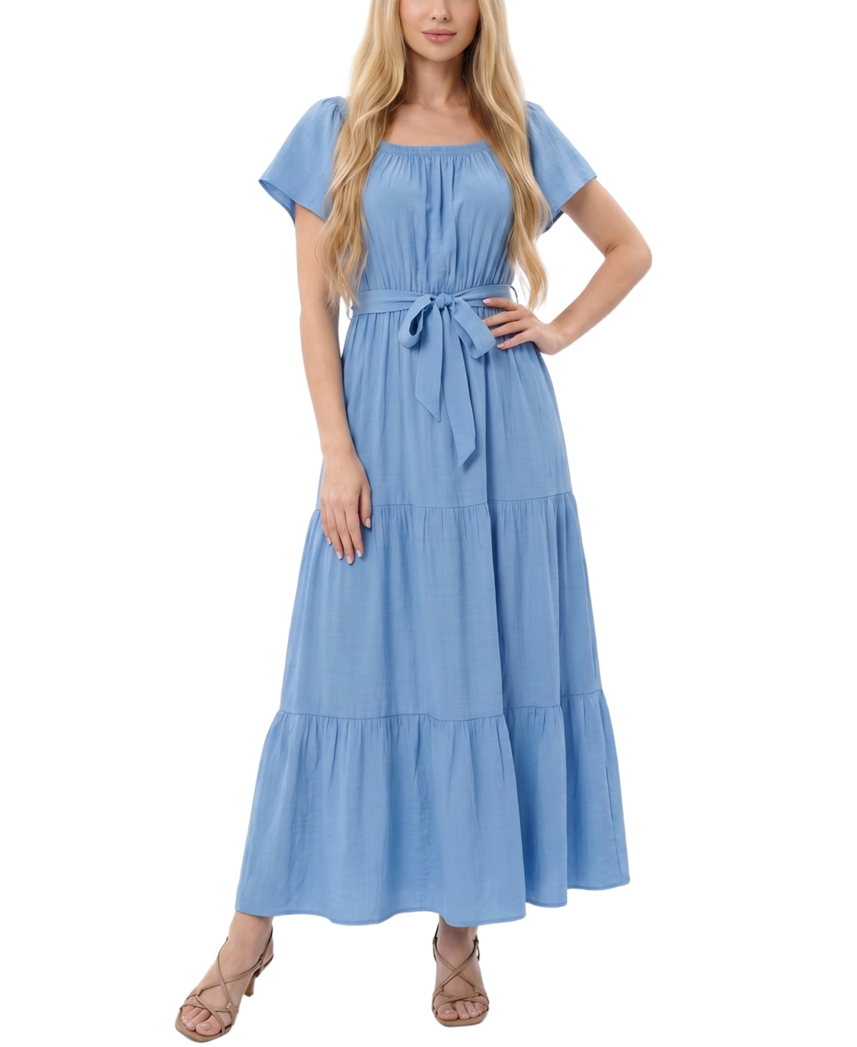 Click here for Ny Collection Womems Square Neck Maxi Dress - Sere... prices