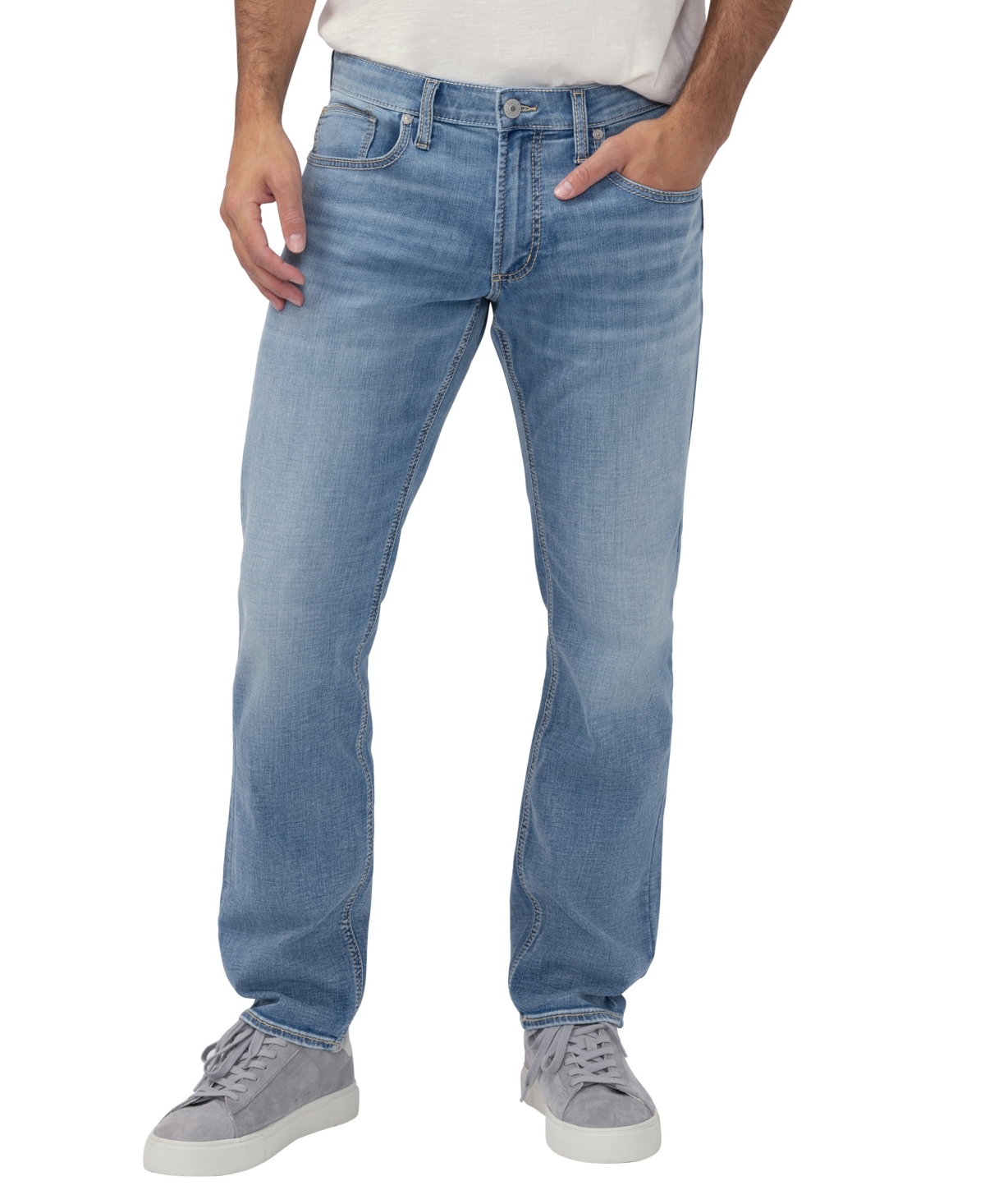Click here for Silver Jeans Co. Mens Konrad Slim-Fit Jeans - Flas... prices