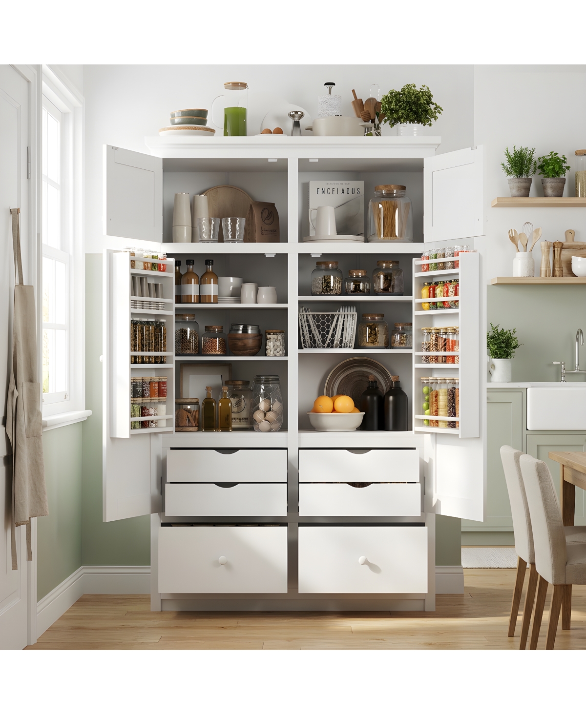 Click here for Streamdale Furniture Freestanding Kitchen Pantry C... prices