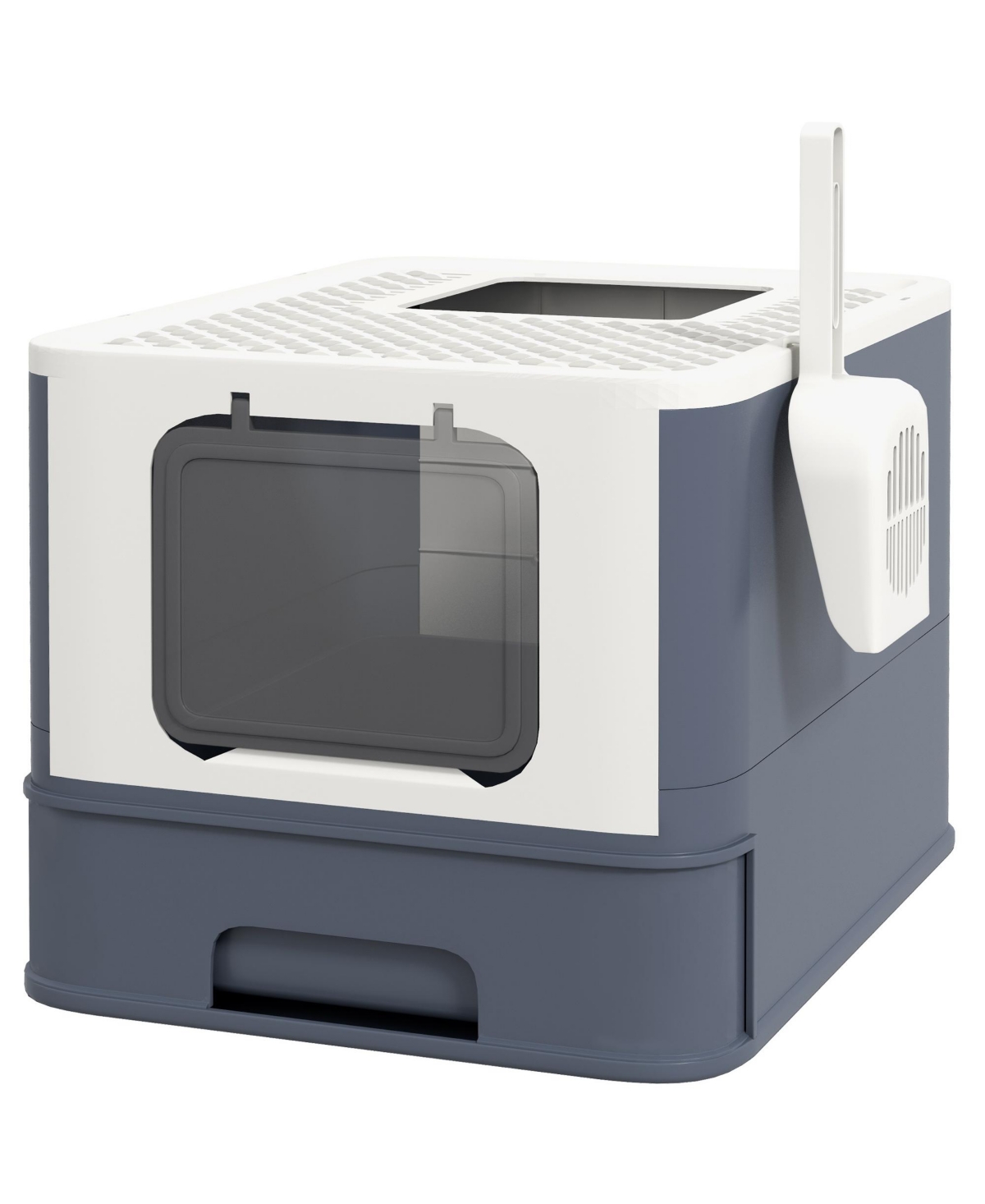 Click here for Ruie Cat Litter Box with Front Entry Top Exit for... prices