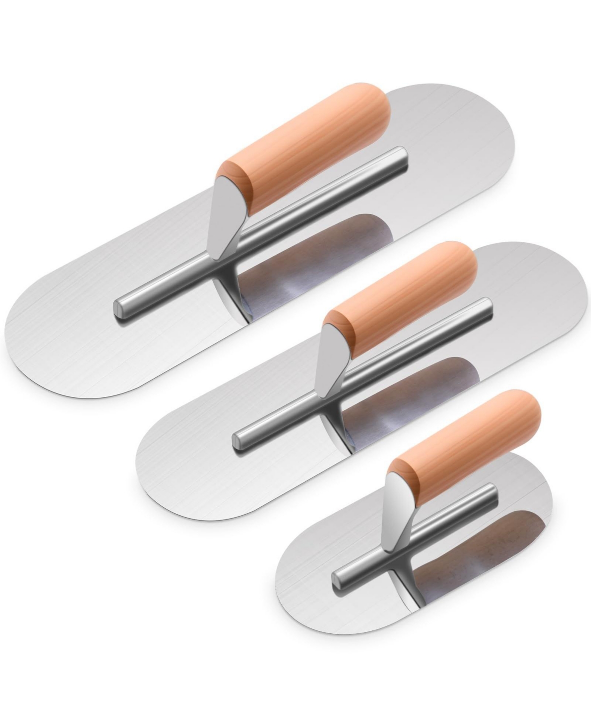 Click here for Xdovet Pool Trowel Set Stainless Steel Round Head... prices