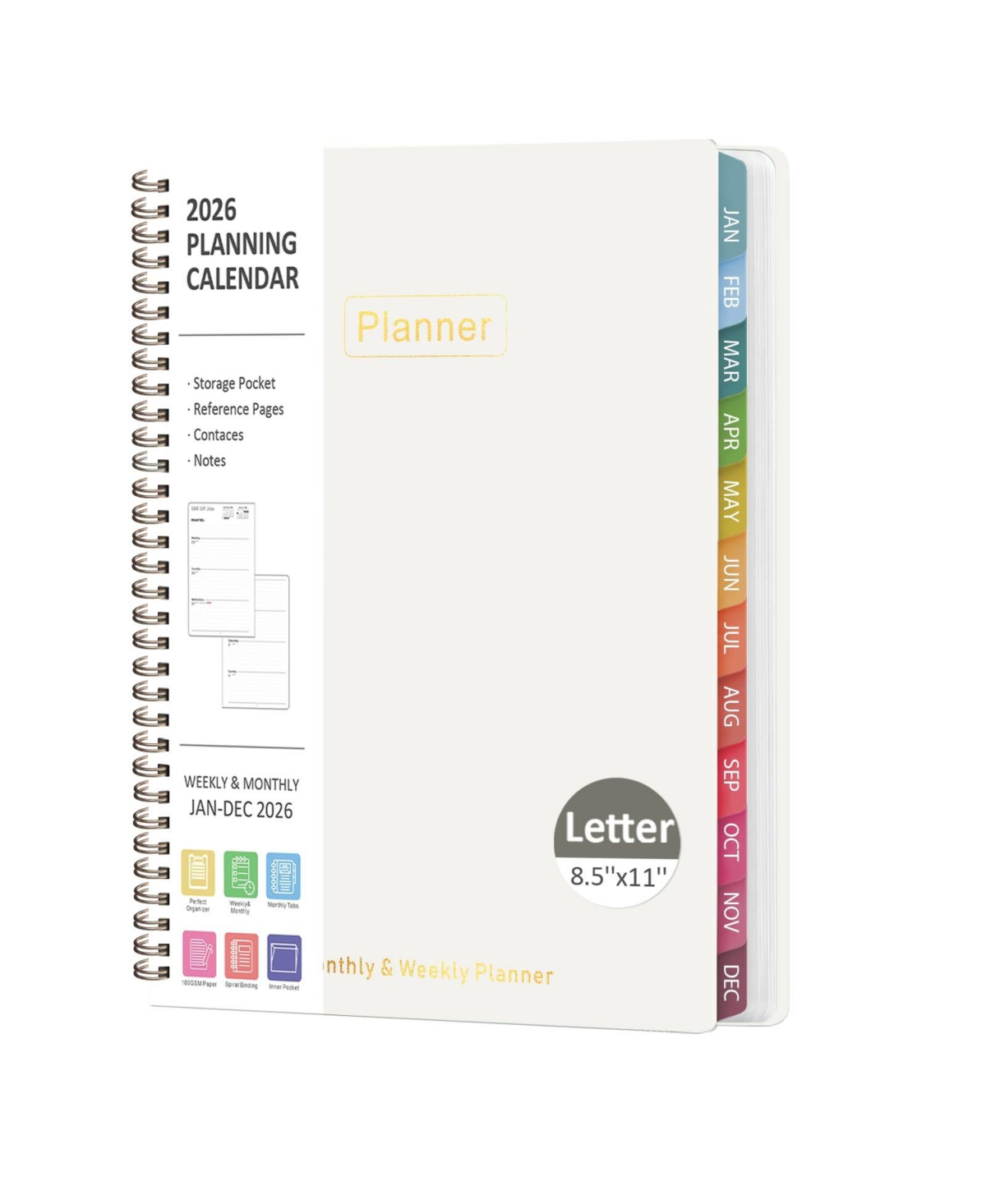 Click here for Gnuadz 2026 Planner Weekly Monthly Hardcover Agend... prices