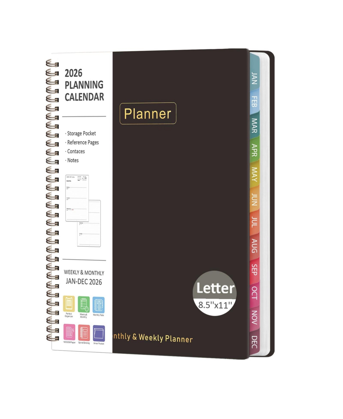 Click here for Gnuadz 2026 Planner Weekly Monthly Hardcover Agend... prices