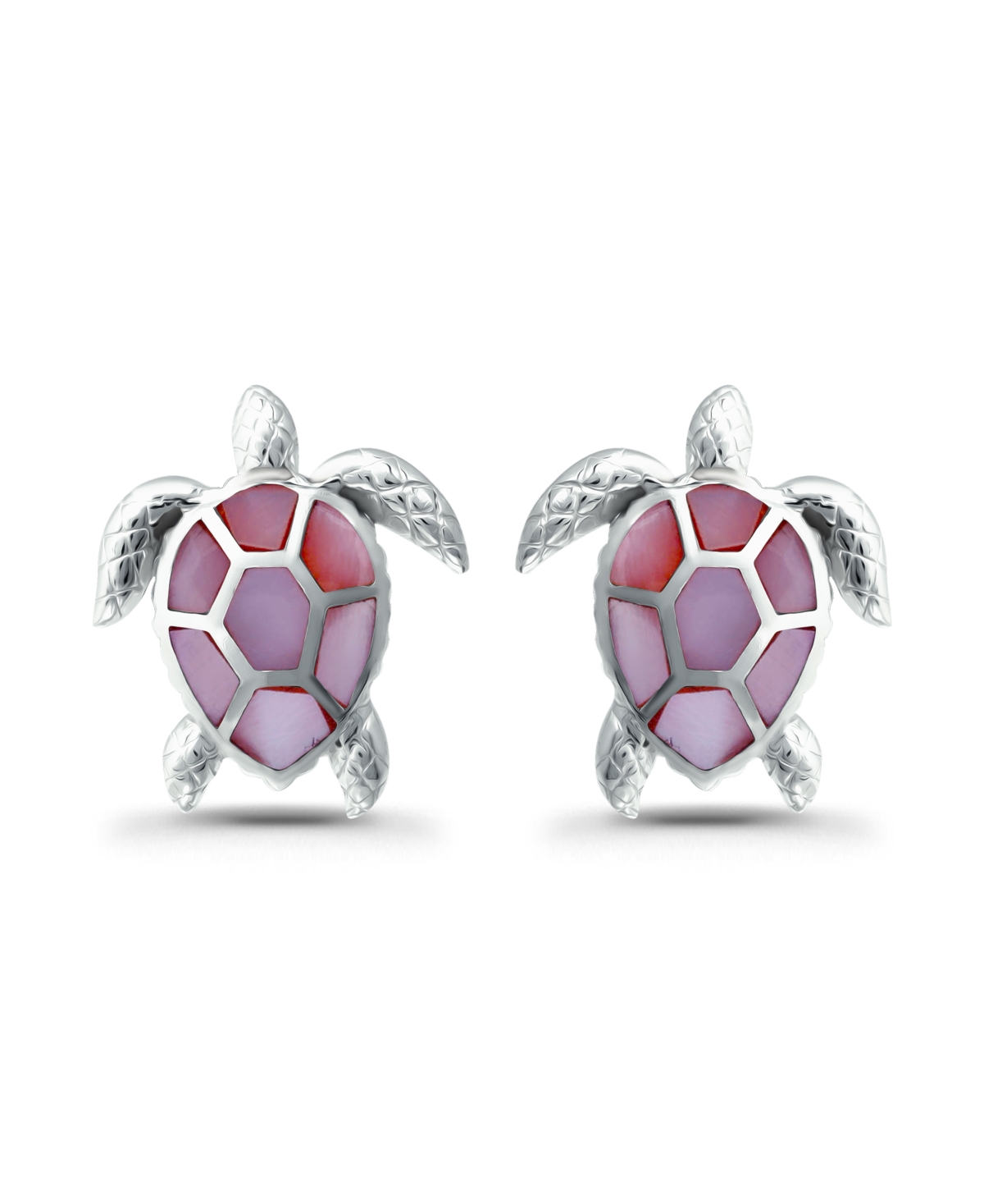 Click here for Macys Pink Shell Inlay Fine Silver-Plated Turtle S... prices