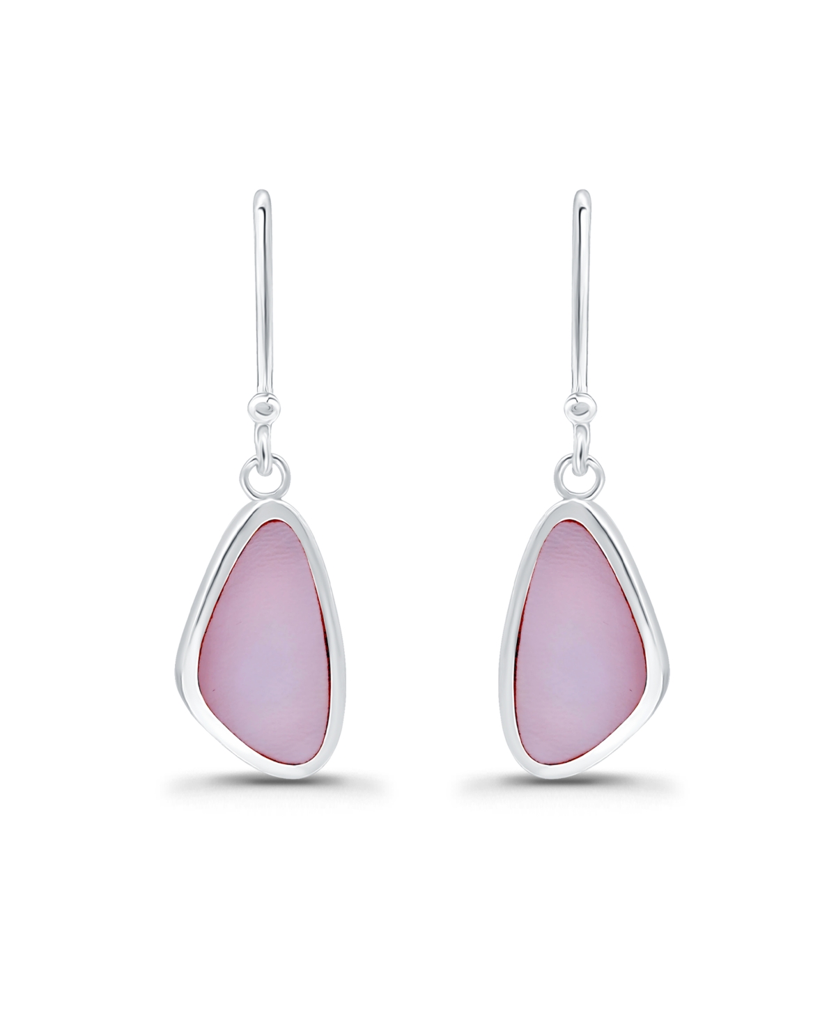 Click here for Macys Pink Shell Inlay Fine Silver-Plated Freeform... prices