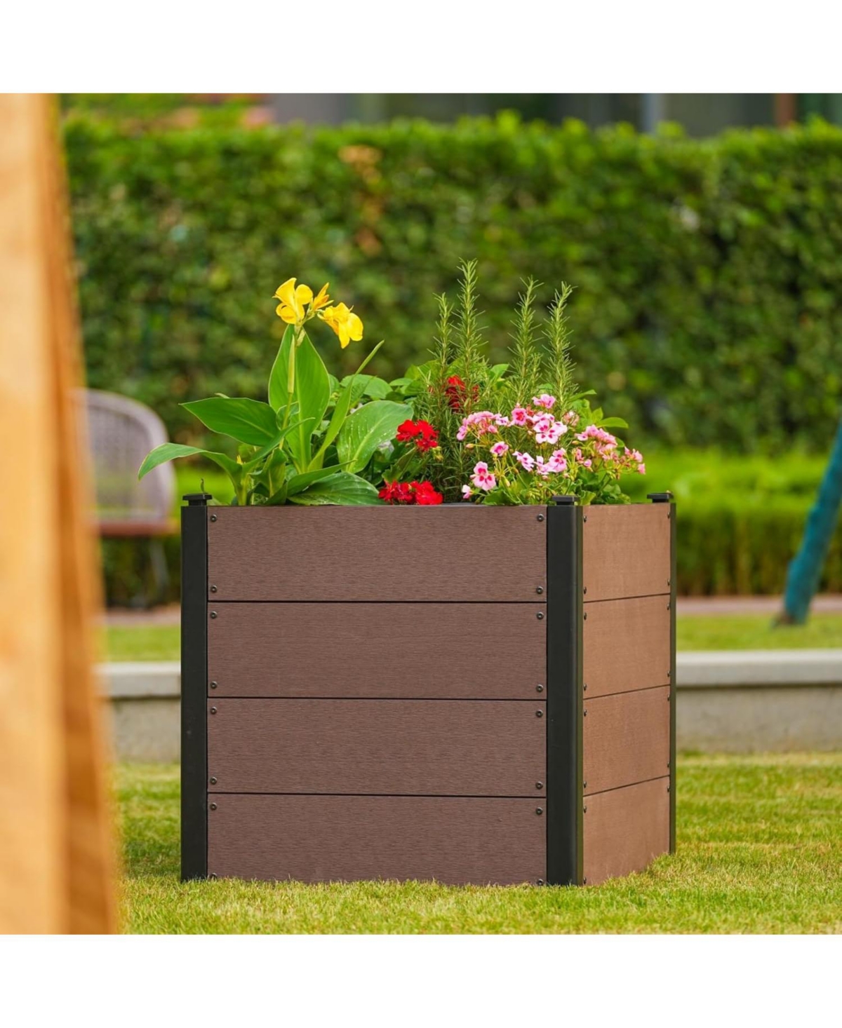 Click here for Xo Wood Raised Garden Bed 25x25x23 in with Bottom... prices
