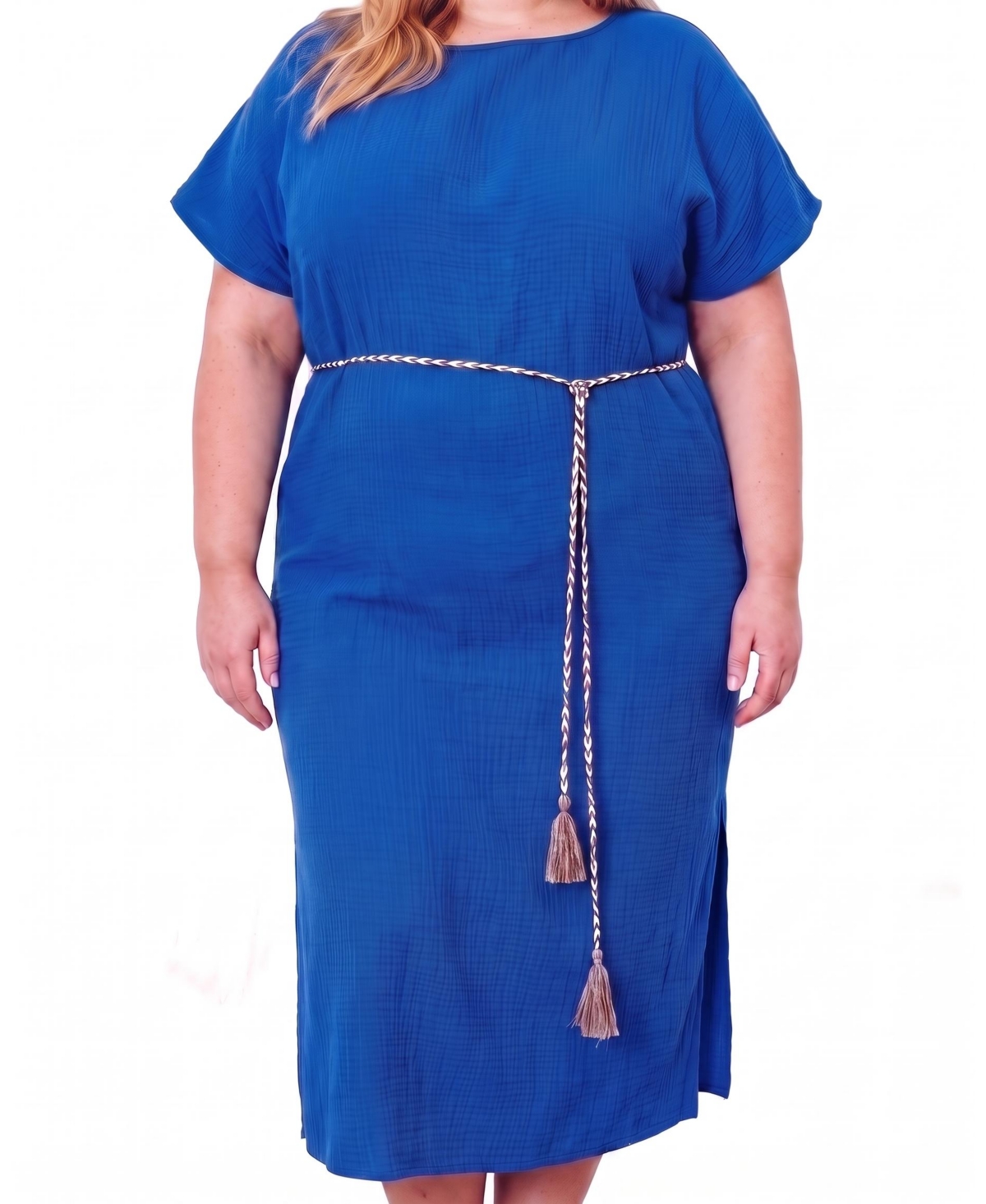 Click here for Universal Standard Plus Size Luxe Cotton Gauze Bea... prices