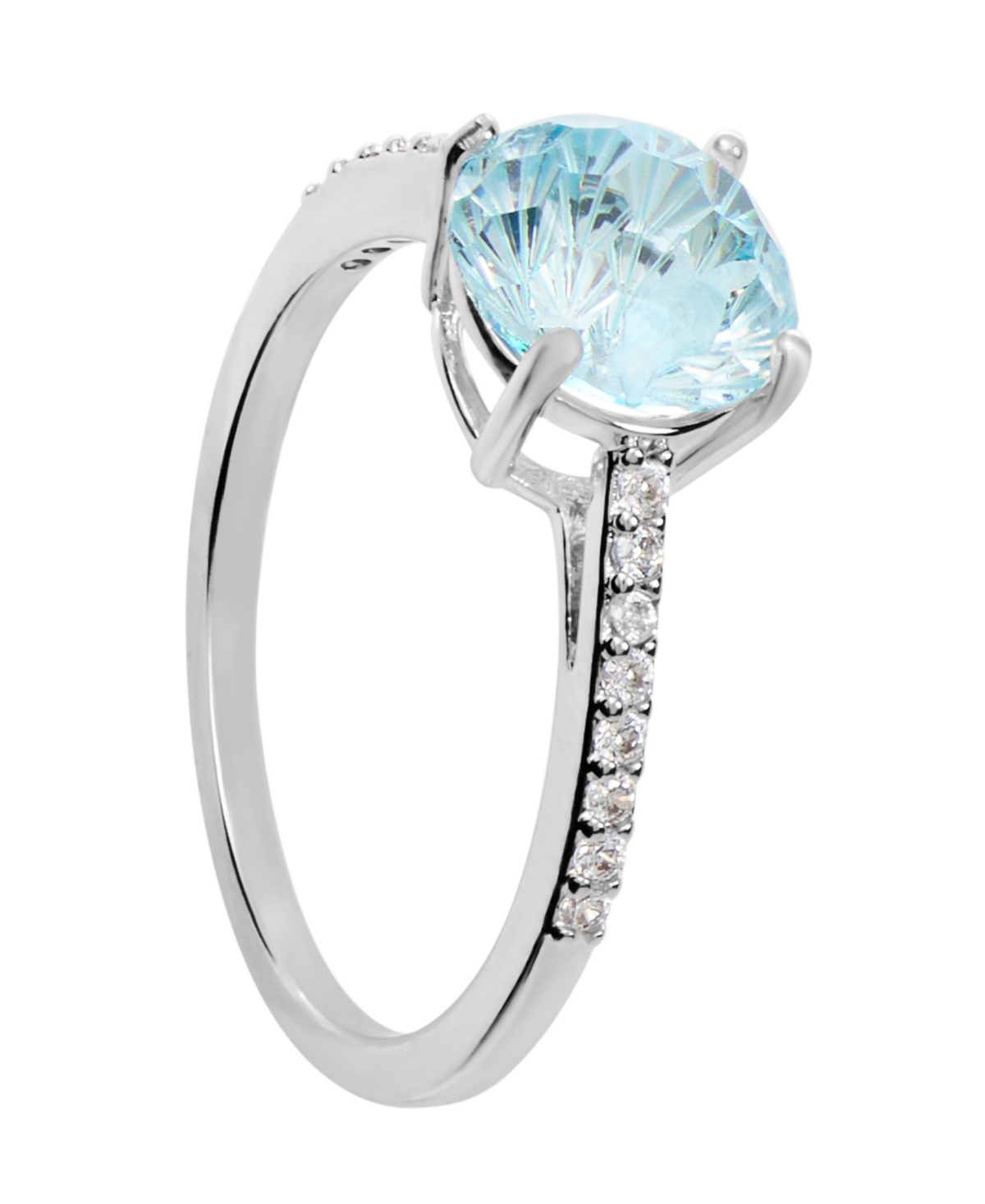 Click here for Macys Sterling Silver Starlight Cubic Zirconia Rin... prices