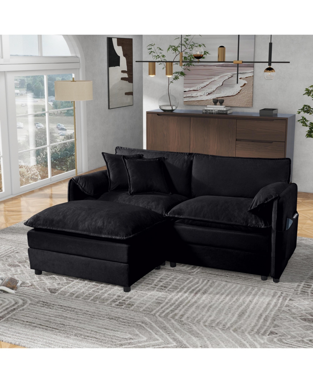 Click here for Clihome Deep Seat Sectional Sofa Cloud Couch with... prices