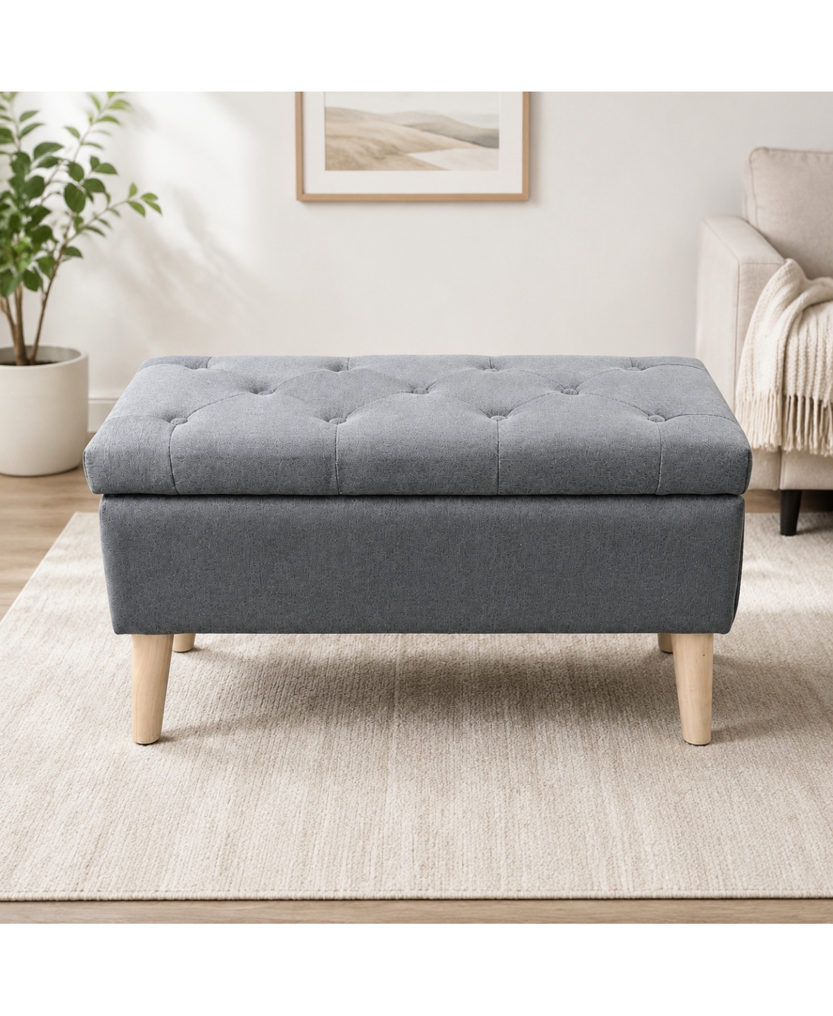 Click here for Streamdale Furniture Wide Upholstered Storage Otto... prices