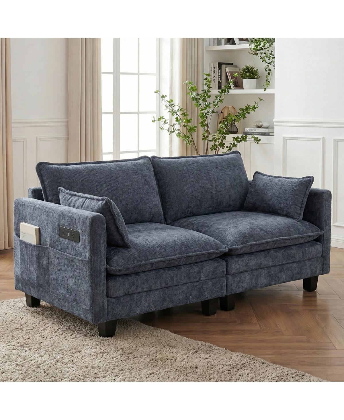 Click here for Streamdale Furniture Modern Chenille 2-Seat Lovese... prices