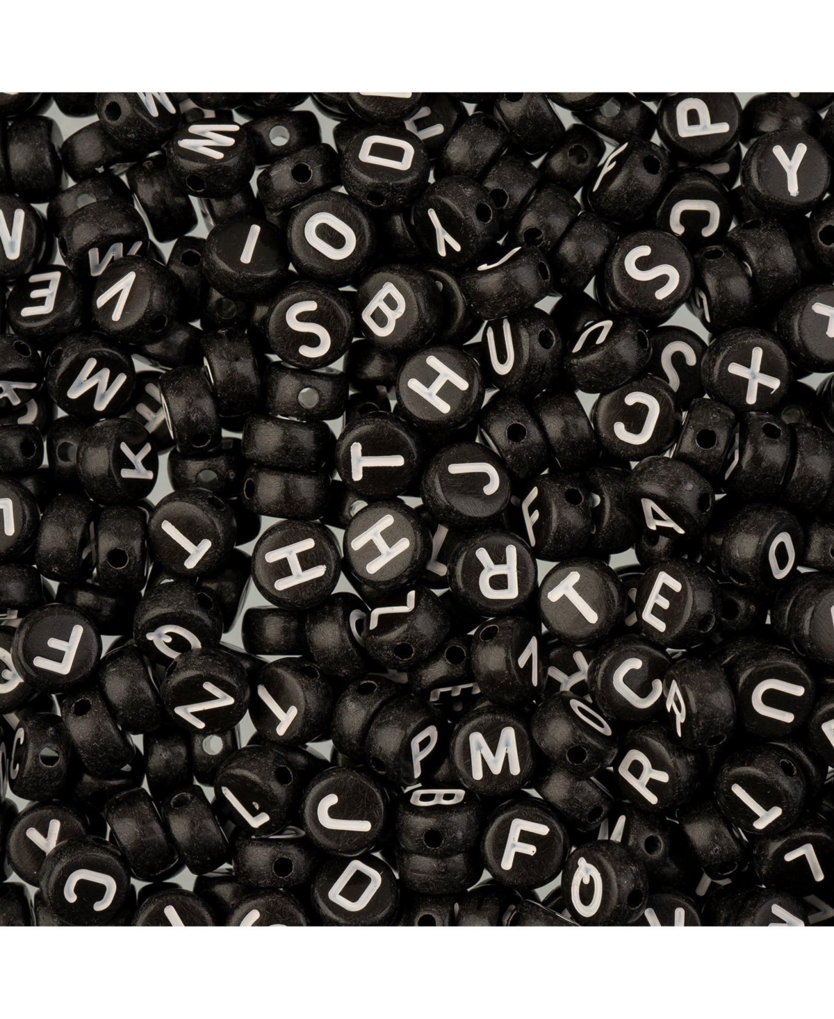 Click here for John Bead 4x7mm Plastic Round Alphabet Craft Beads... prices
