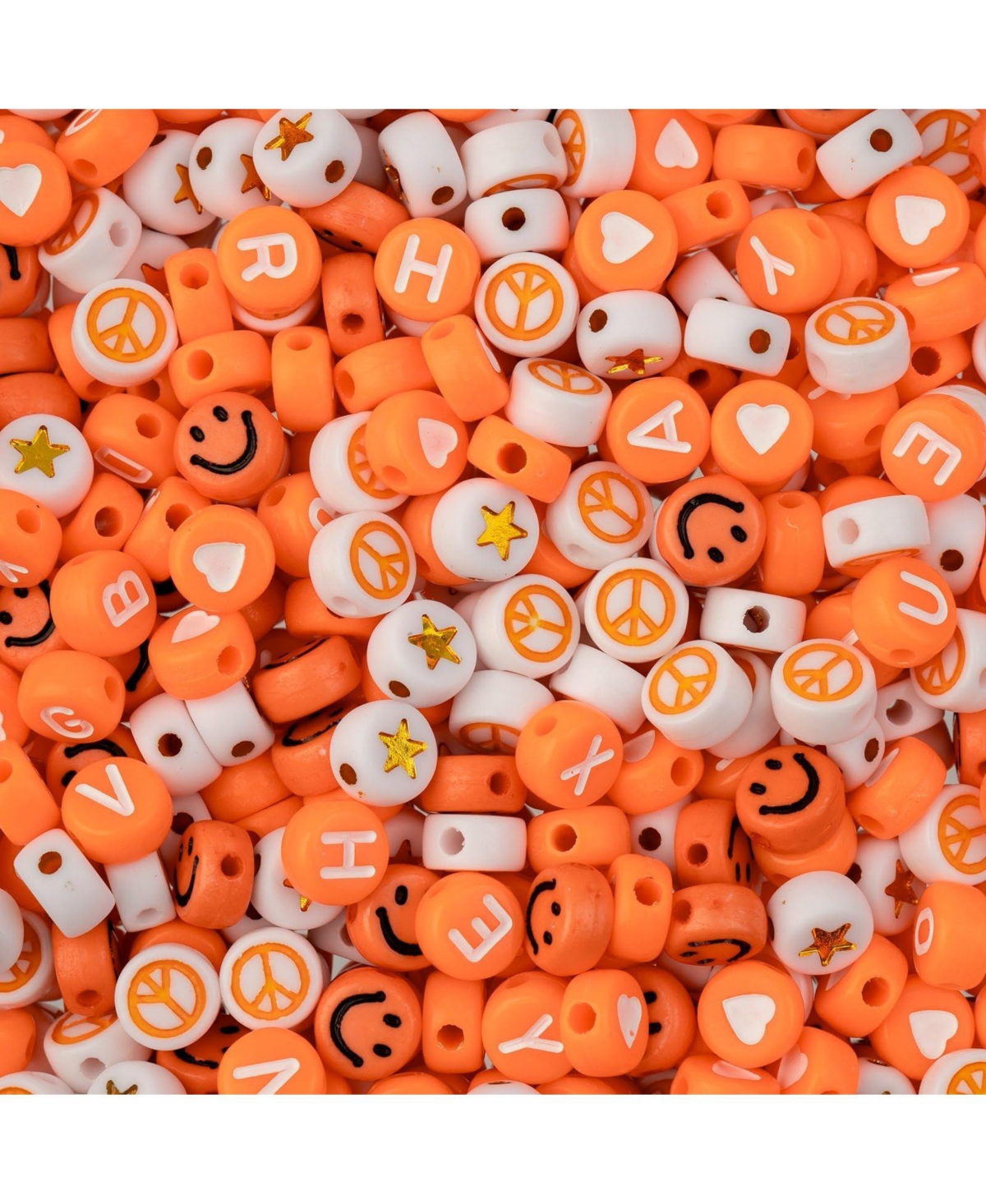 Click here for John Bead 4x7mm Plastic Round Alphabet Craft Beads... prices