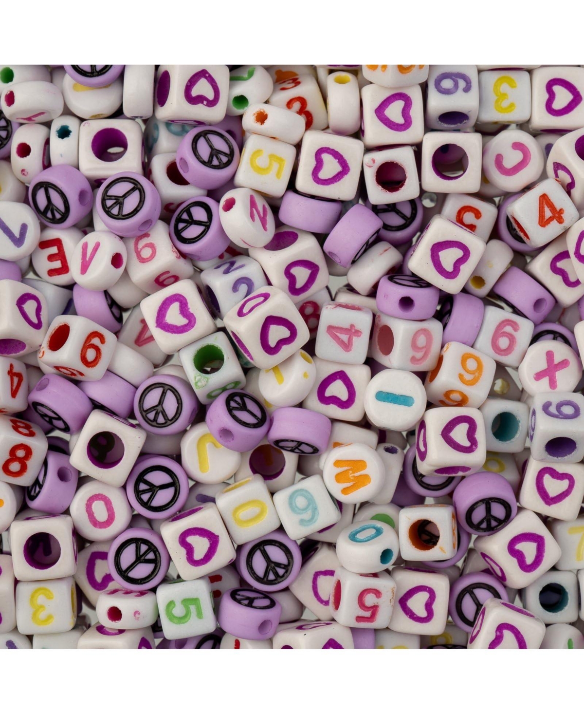Click here for John Bead 4x7mm Plastic Round Alphabet Craft Beads... prices