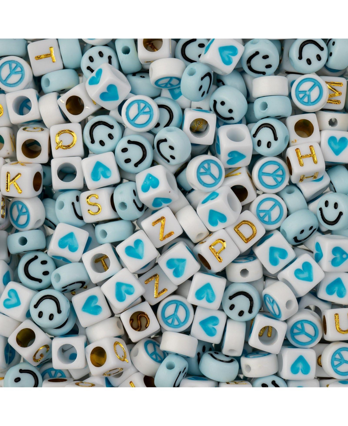 Click here for John Bead 4x7mm Plastic Round Alphabet Craft Beads... prices