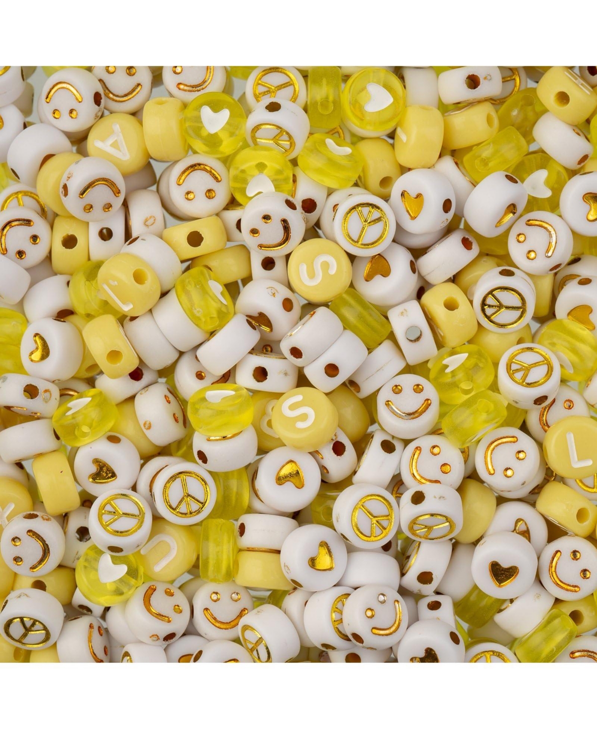 Click here for John Bead 4x7mm Plastic Round Alphabet Craft Beads... prices