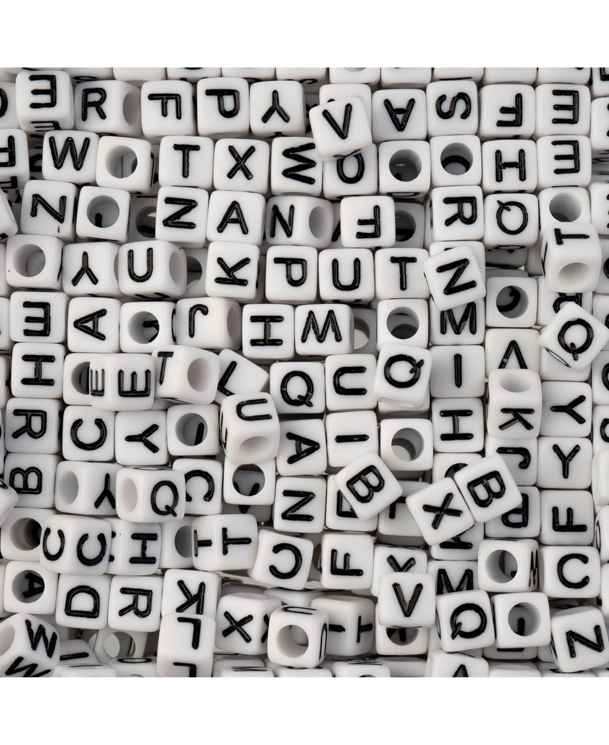 Click here for John Bead 4x7mm Plastic Round Alphabet Craft Beads... prices