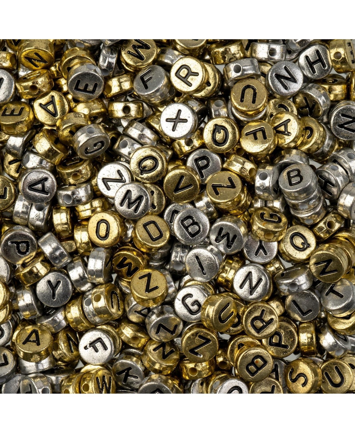 Click here for John Bead 4x7mm Plastic Round Alphabet Craft Beads... prices