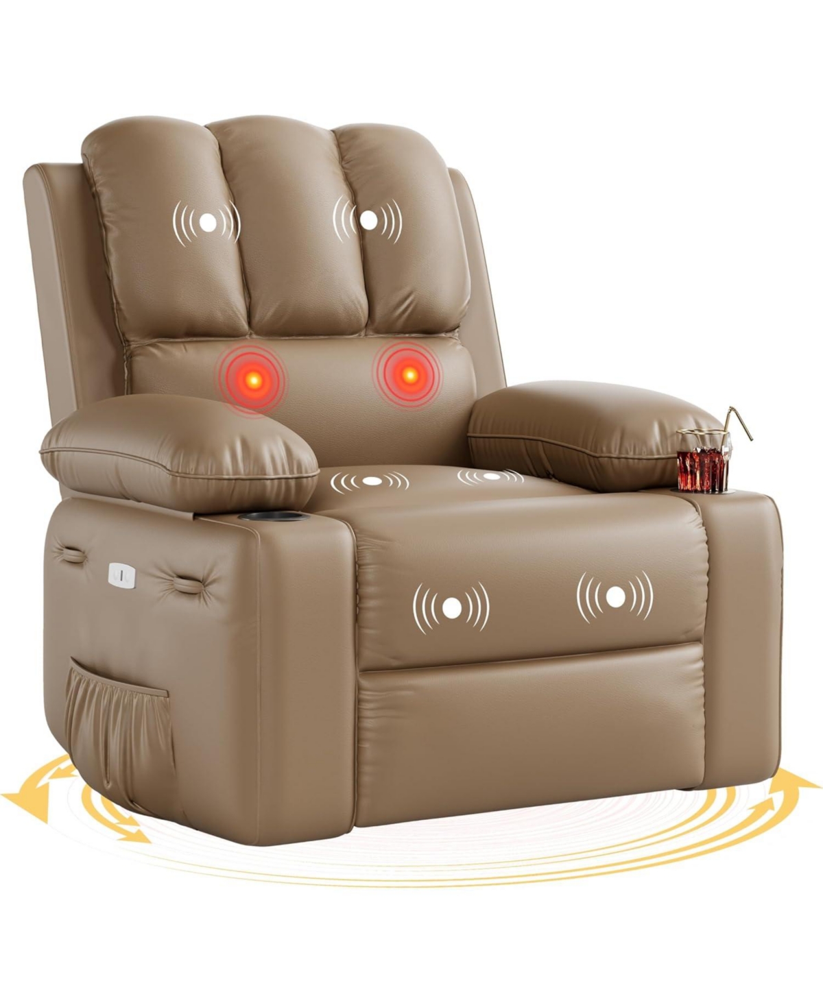 Click here for gaomon Oversized Electric Rocking Recliner Chair w... prices