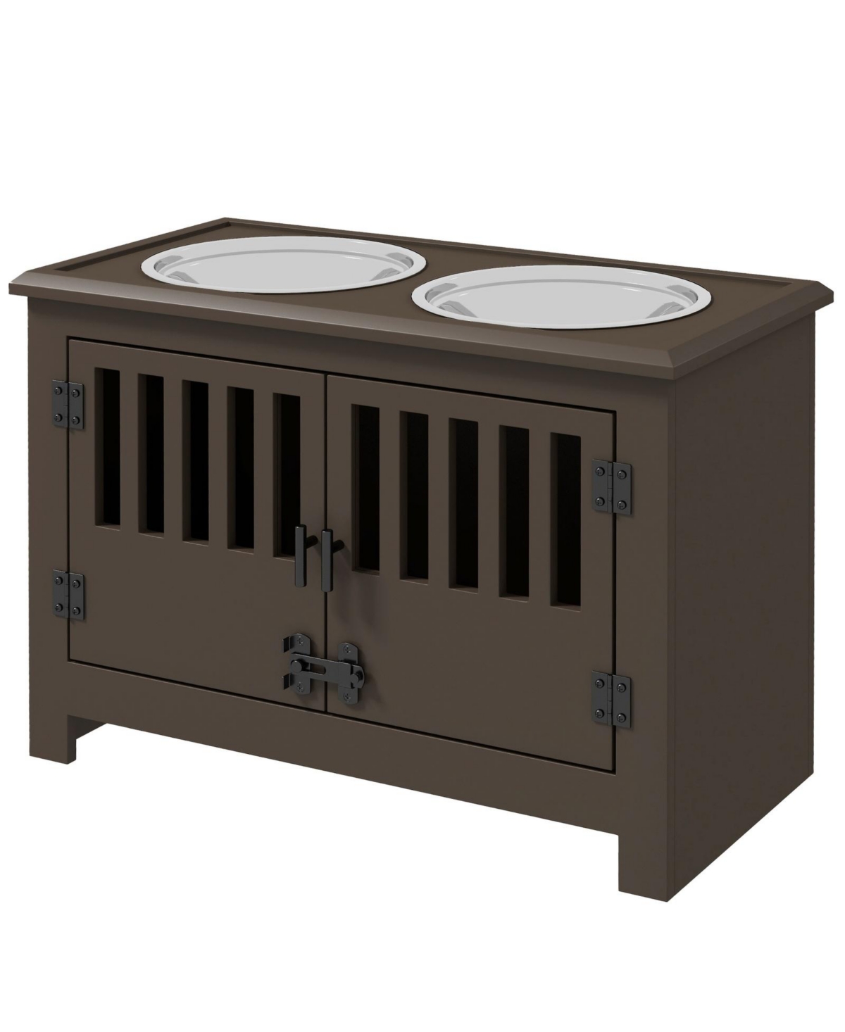 Click here for Ruie Dog Food Storage Cabinet with Raised Bowls an... prices
