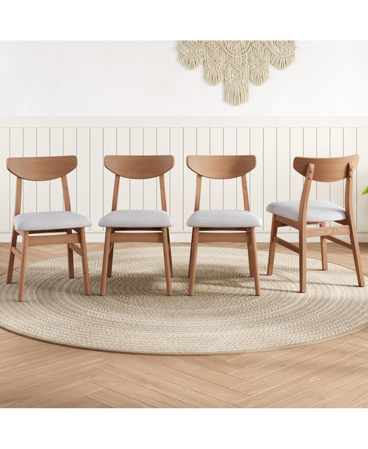 Click here for Streamdale Furniture 4-Piece Modern Scandinavian D... prices